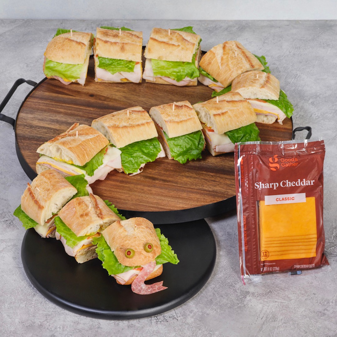 Slithering Snake Sub Sandwich | Tastemade