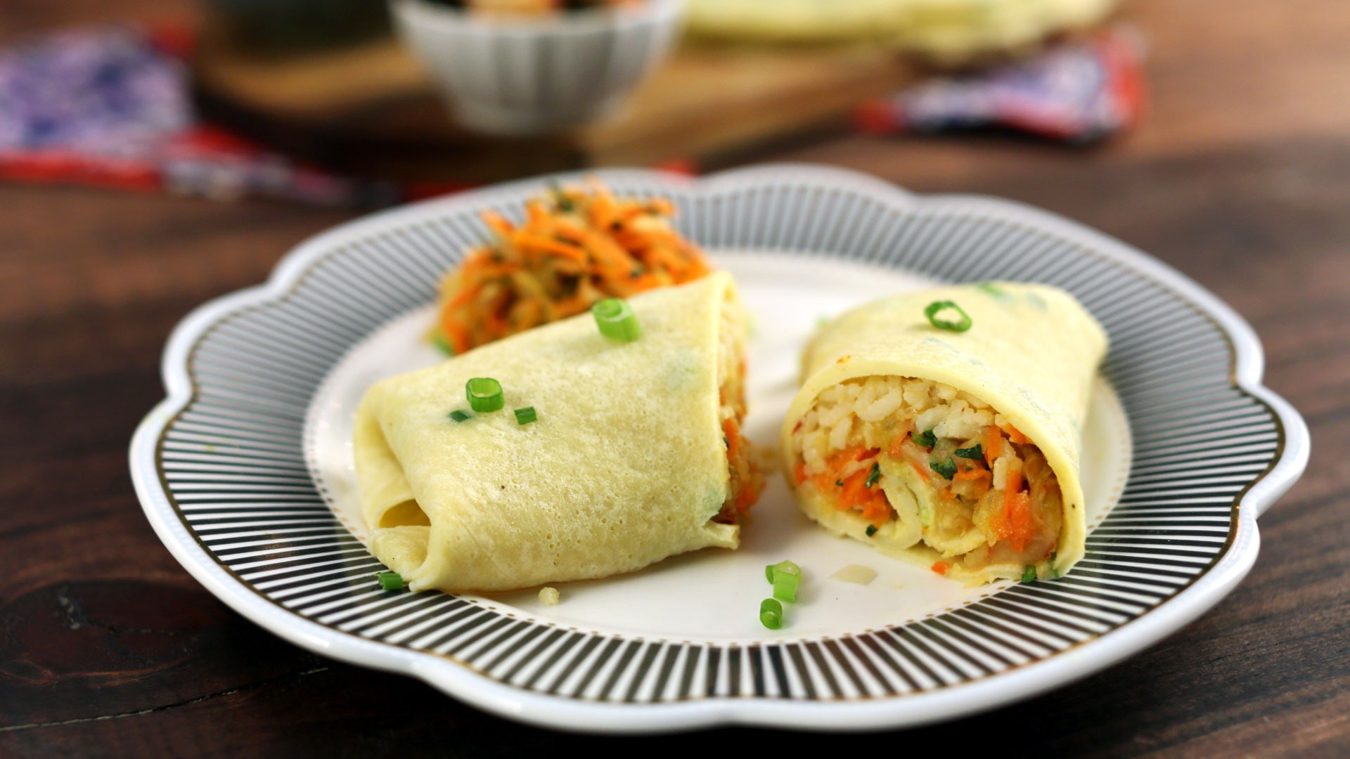 Scallion Pancake Burrito | Tastemade