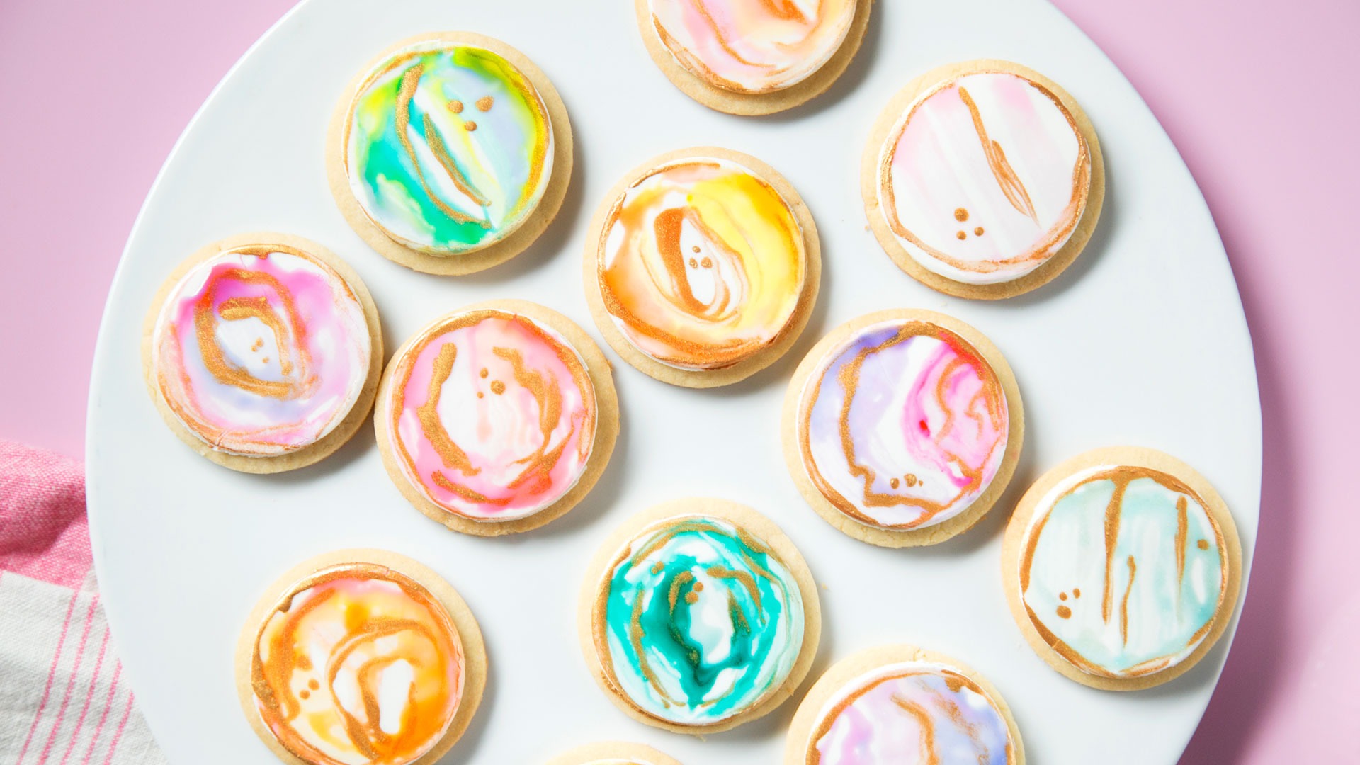 Watercolor Sugar Cookies | Tastemade