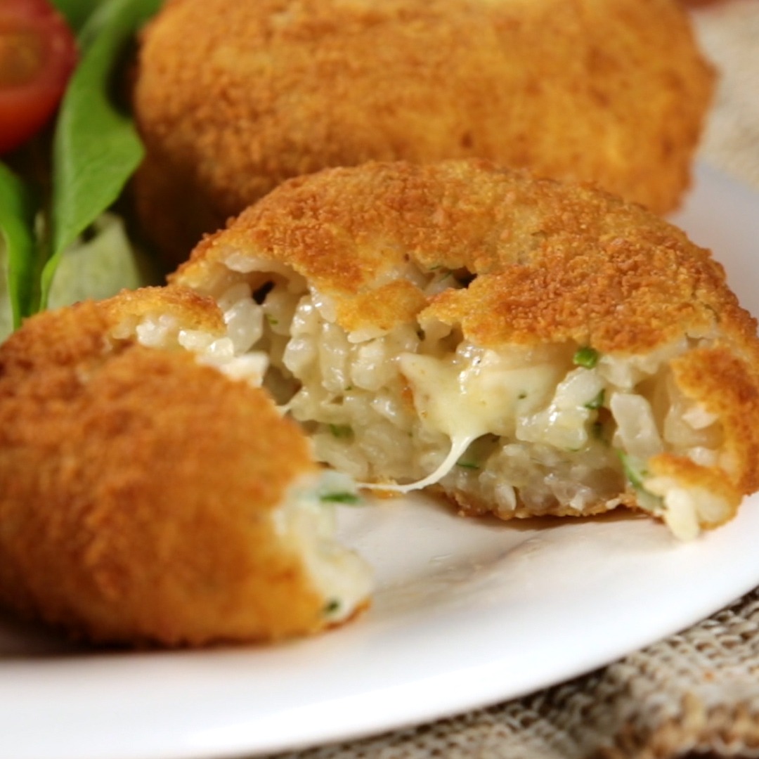 Rice and Cheese Croquettes | Tastemade
