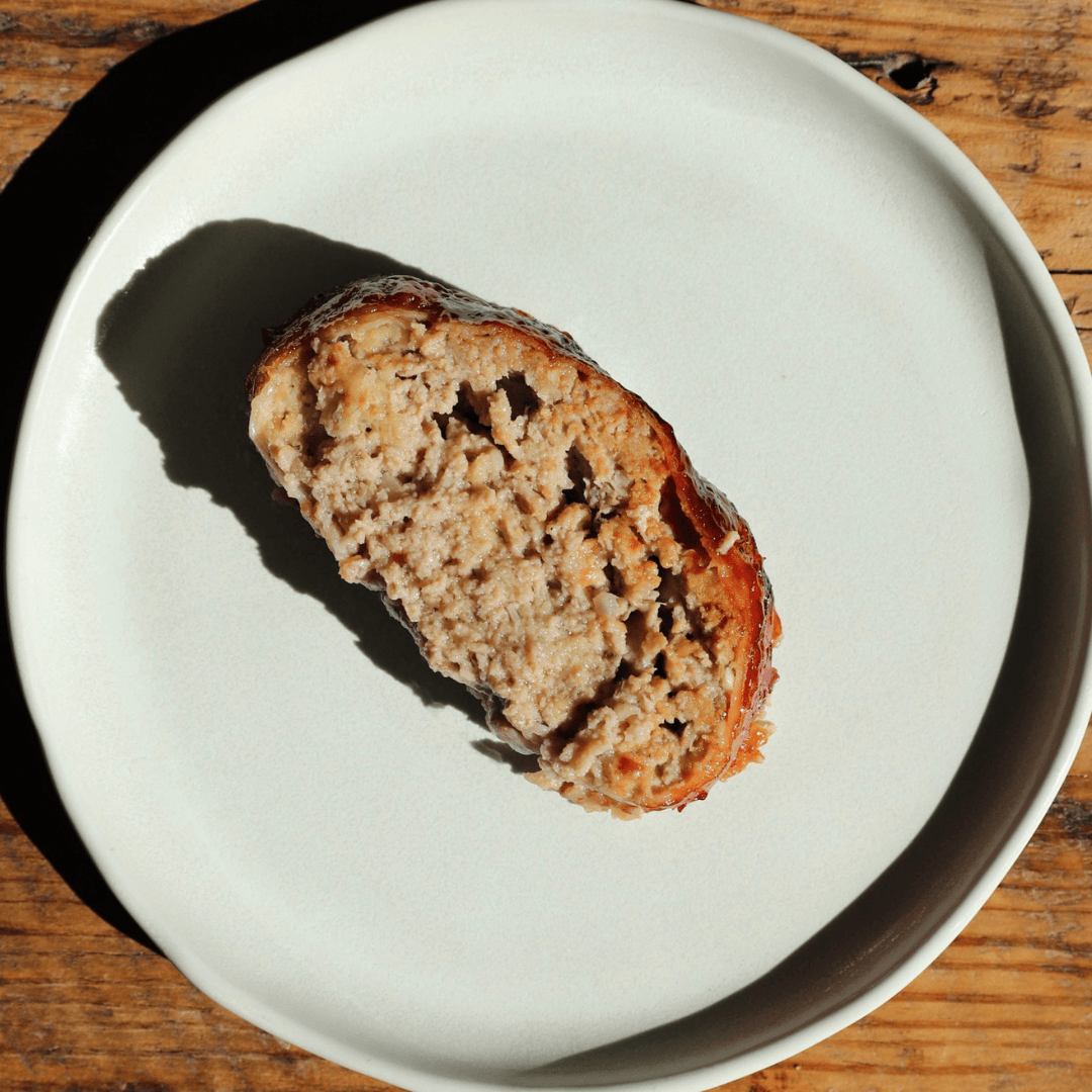 Triple-Meat Bacon-Wrapped Meatloaf with Savory Glaze | Tastemade