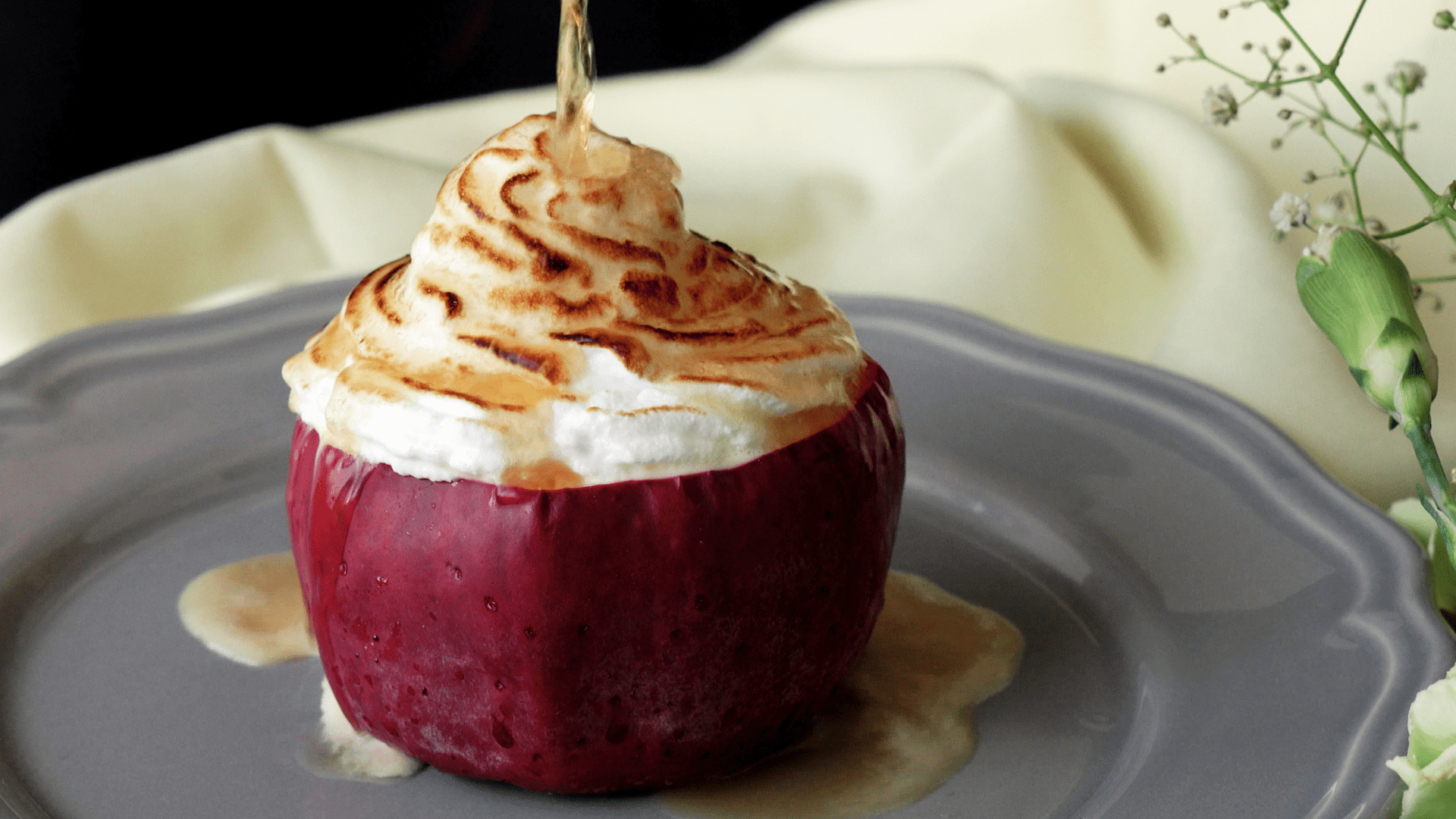 Baked Apple Alaska | Tastemade