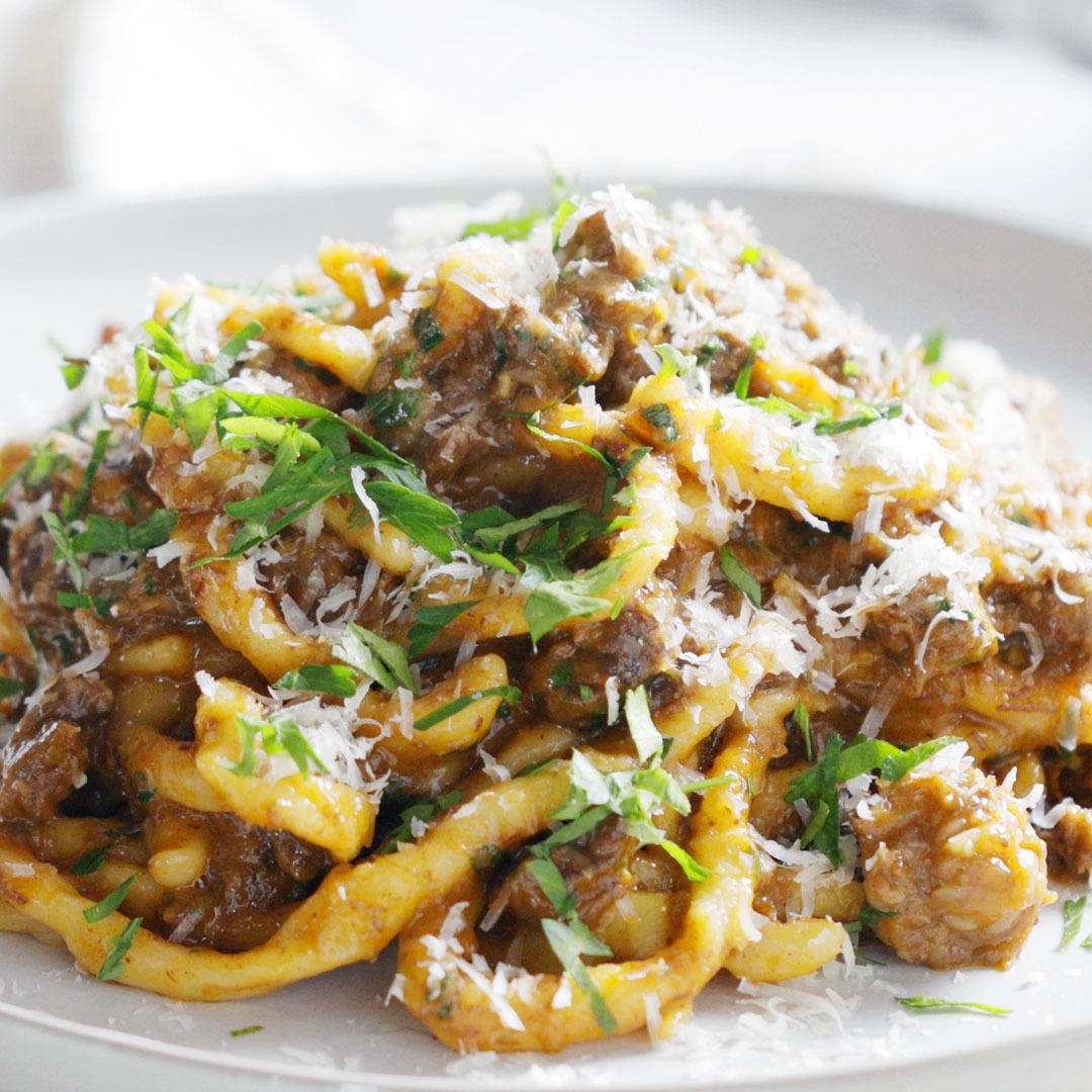Homemade Pici Pasta with Short Rib Ragu | Tastemade