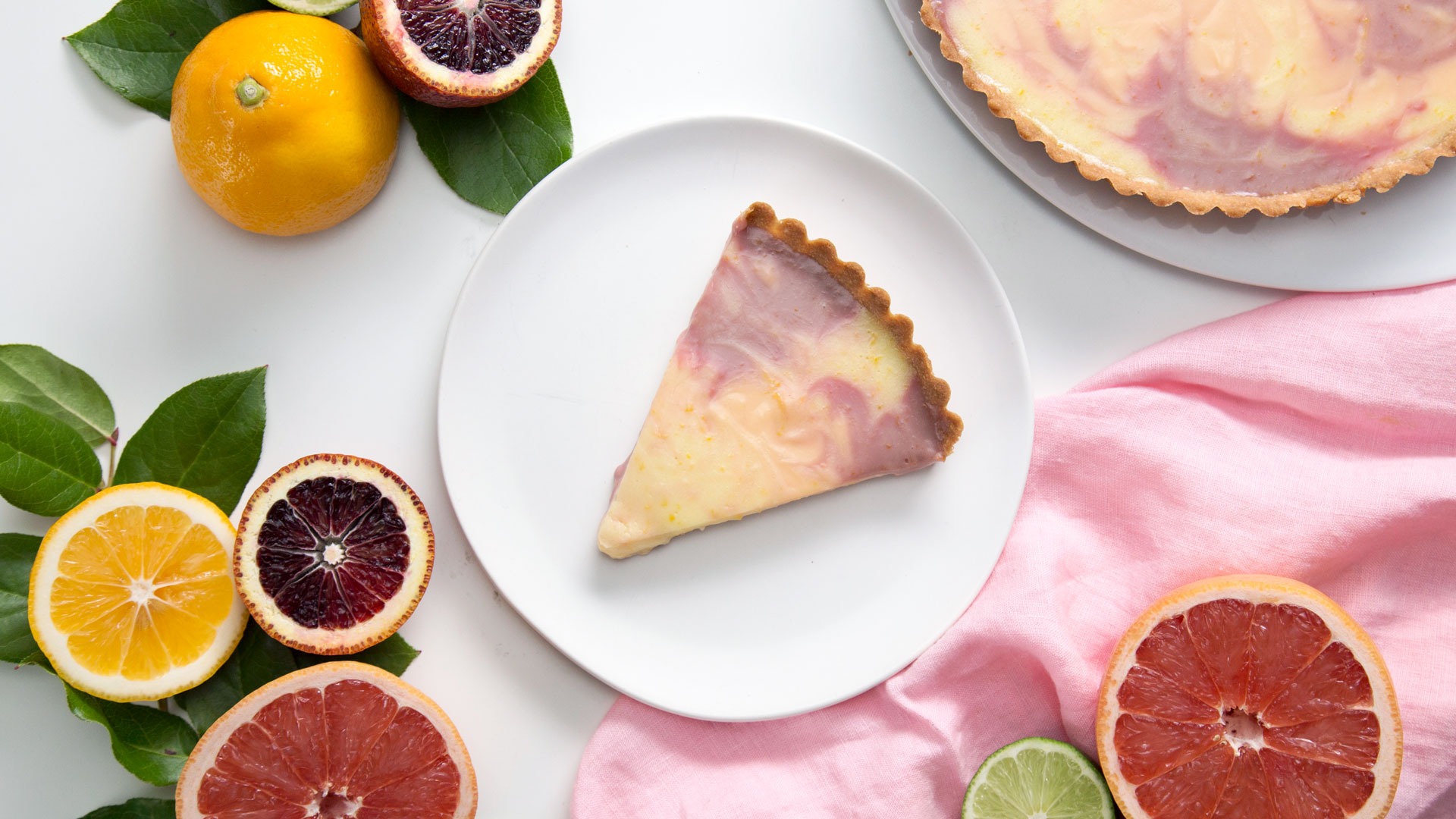 Marbled Citrus Tart | Tastemade