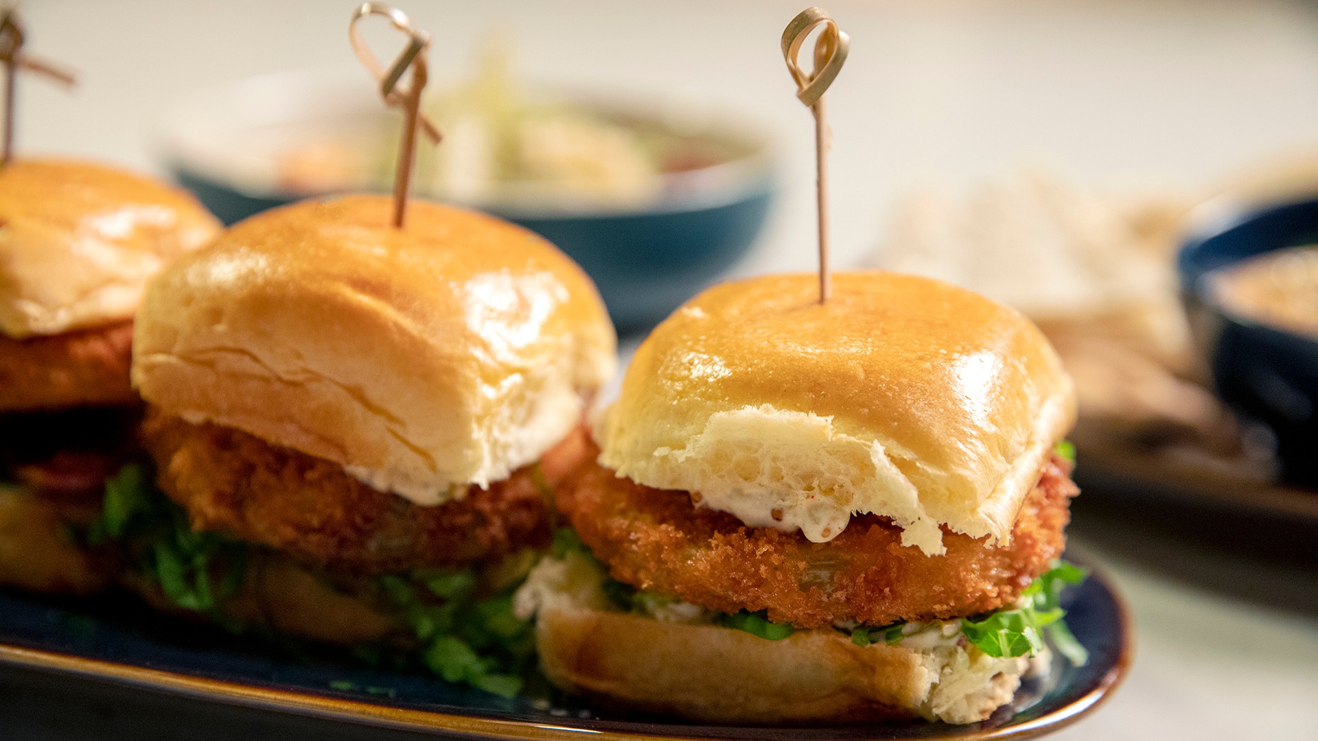 Fried Green Tomato Sliders | Tastemade