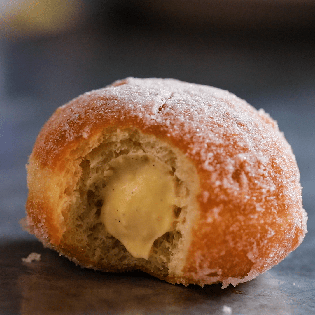Homemade Custard Doughnuts | Tastemade