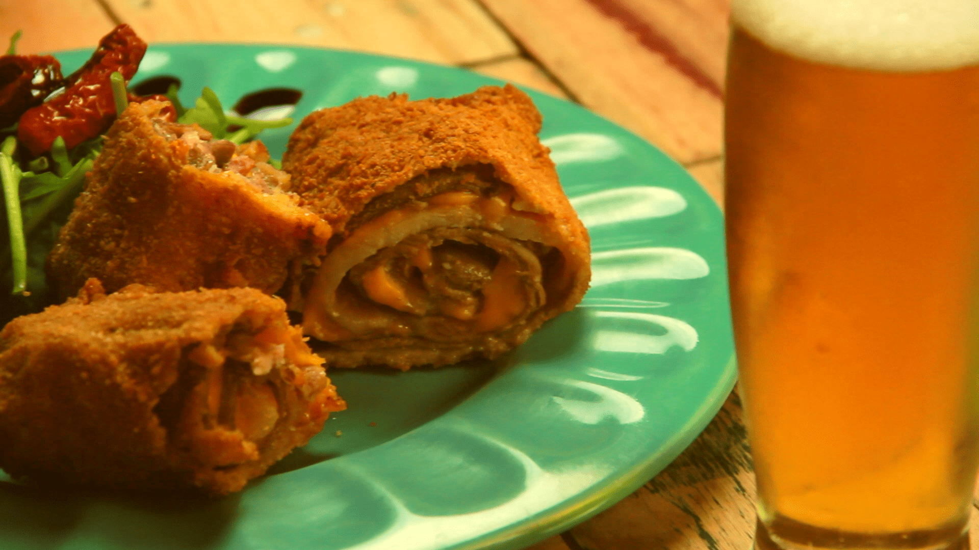 Cheddar & Bacon Beef Rump Rolls | Tastemade