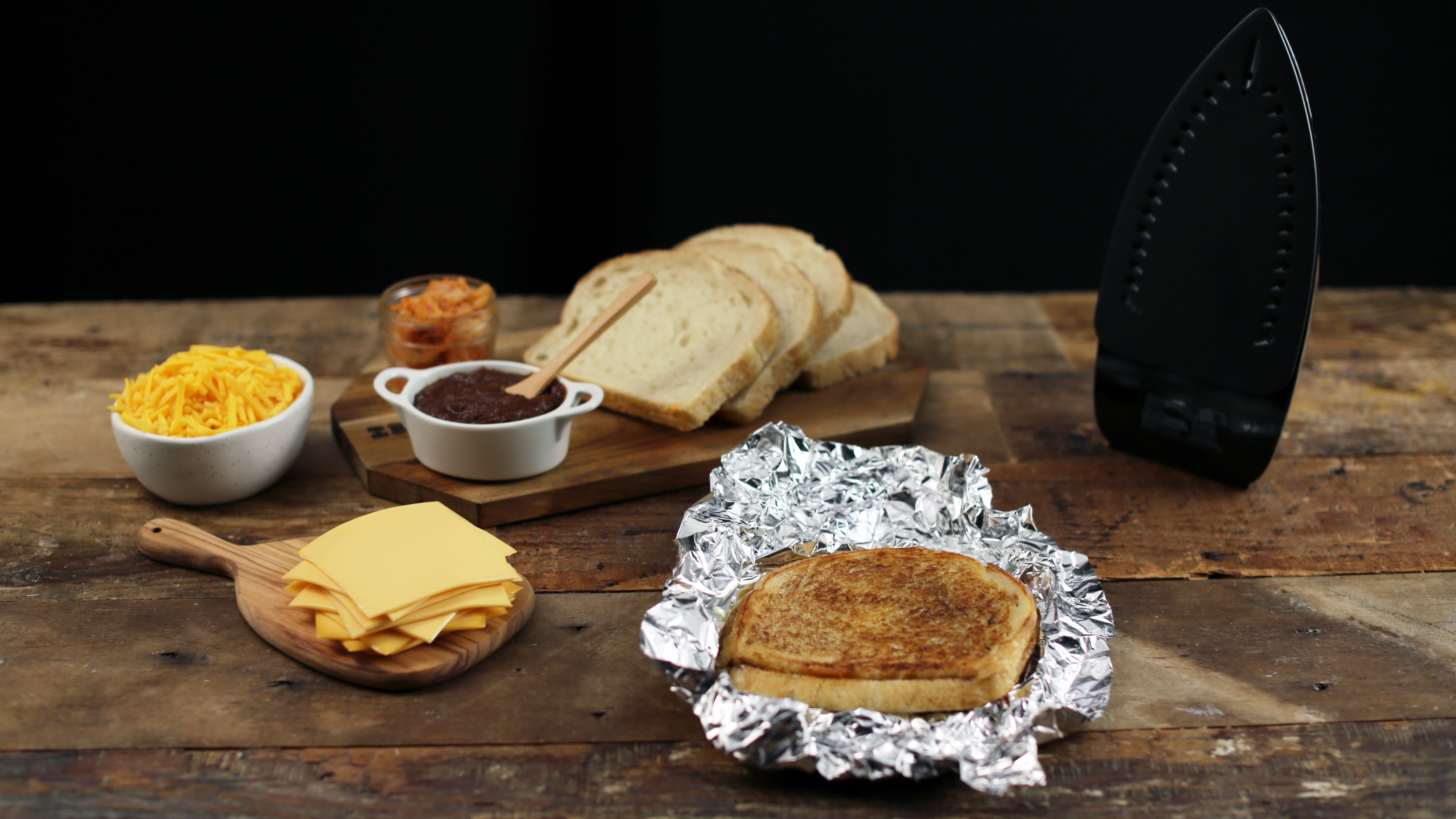 Grilled Cheese With a Clothing Iron | Tastemade