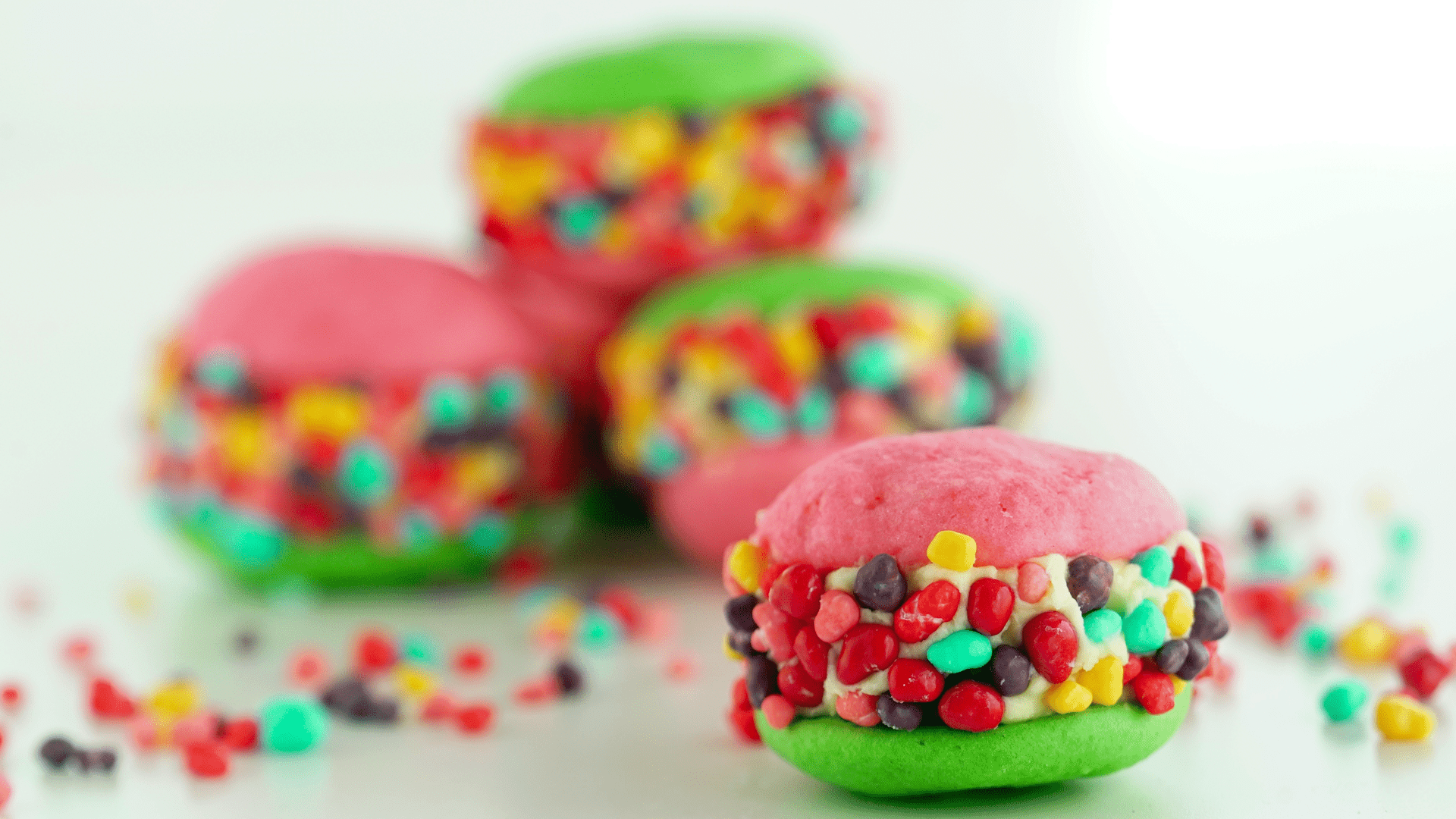 Mini Nerds Whoopie Pies | Tastemade