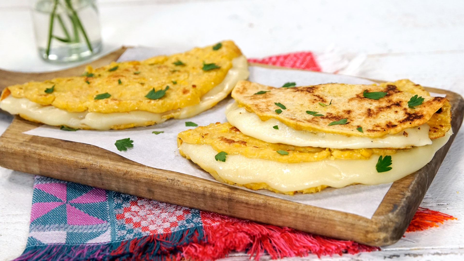Corn Cakes with Cheese / Cachapas | Tastemade