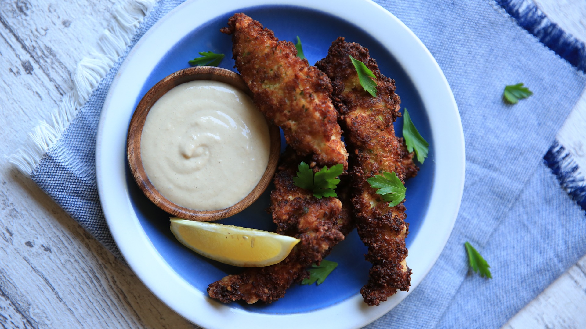 Falafel Chicken Fingers | Tastemade