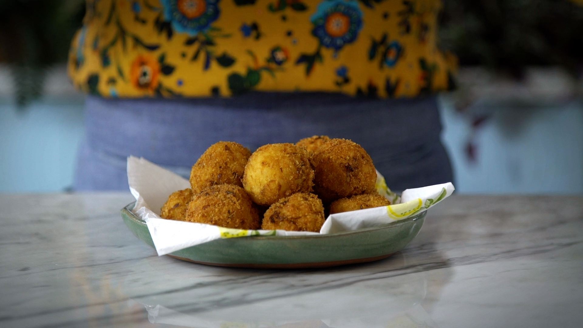 Leek Risotto Fritter | Tastemade