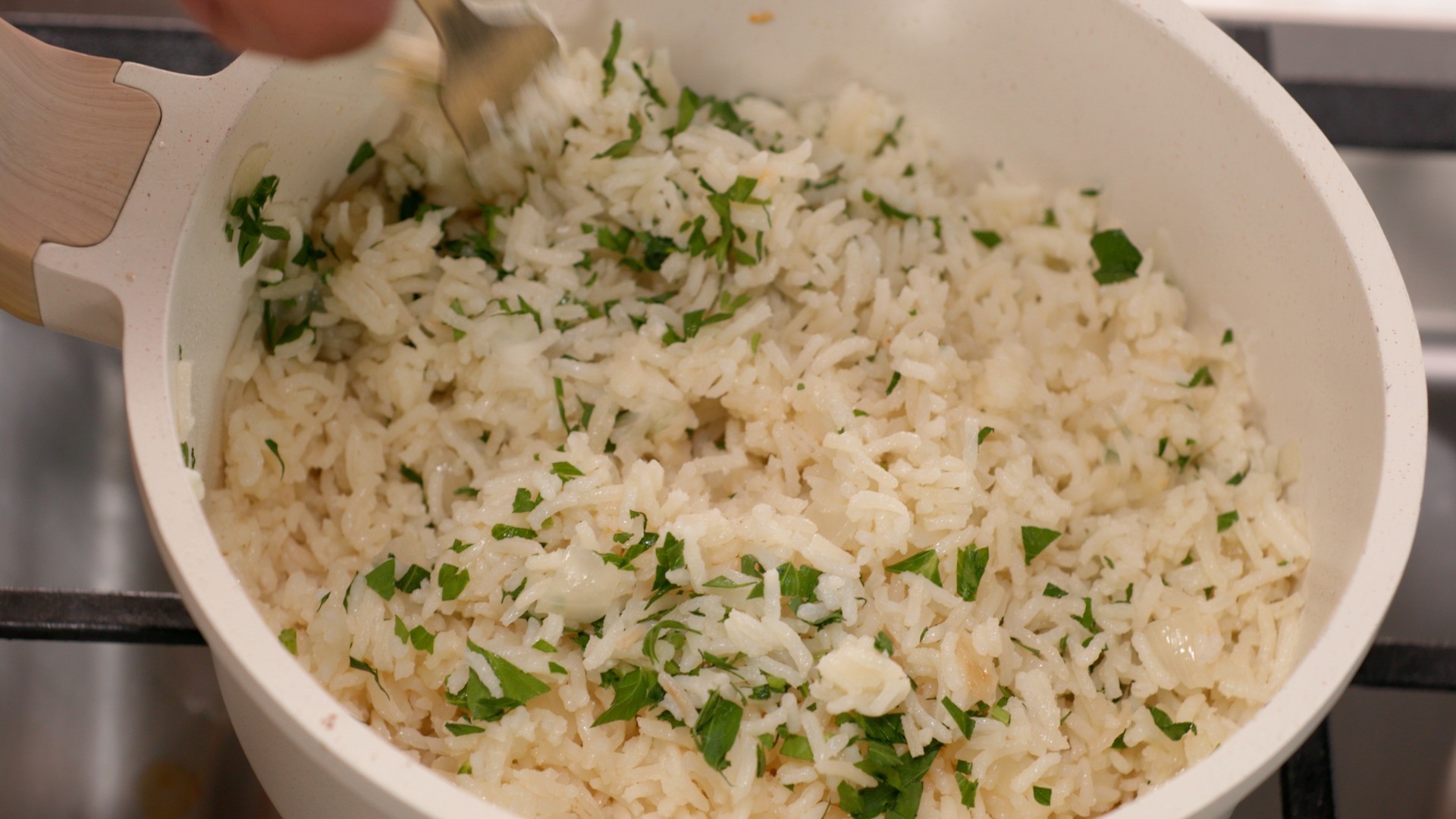 Garlicky Rice Pilaf | Tastemade