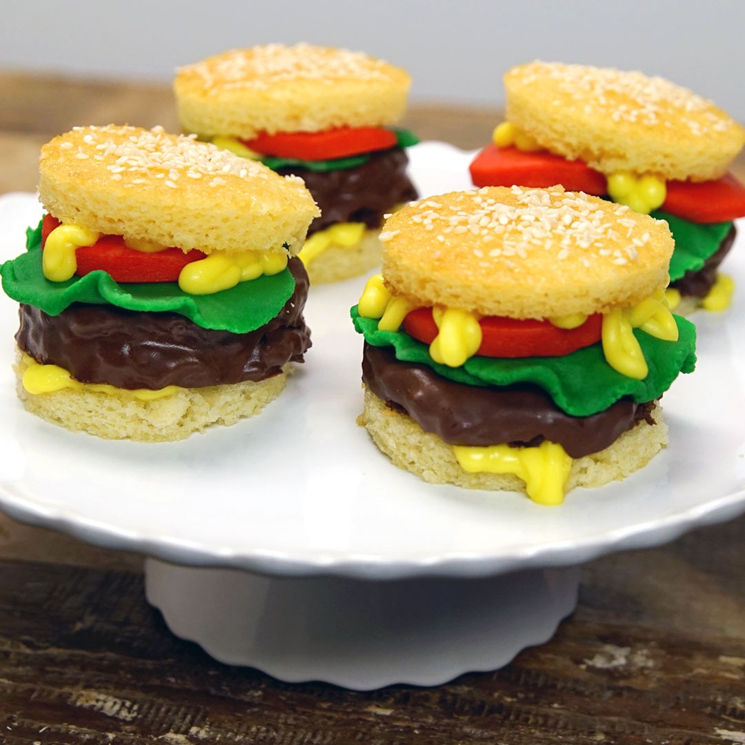 Burger Slider Cakes | Tastemade
