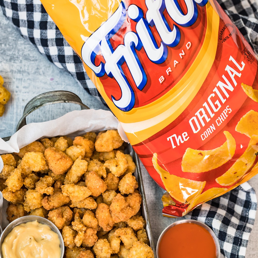 Corn Chip Crusted Popcorn Chicken | Tastemade