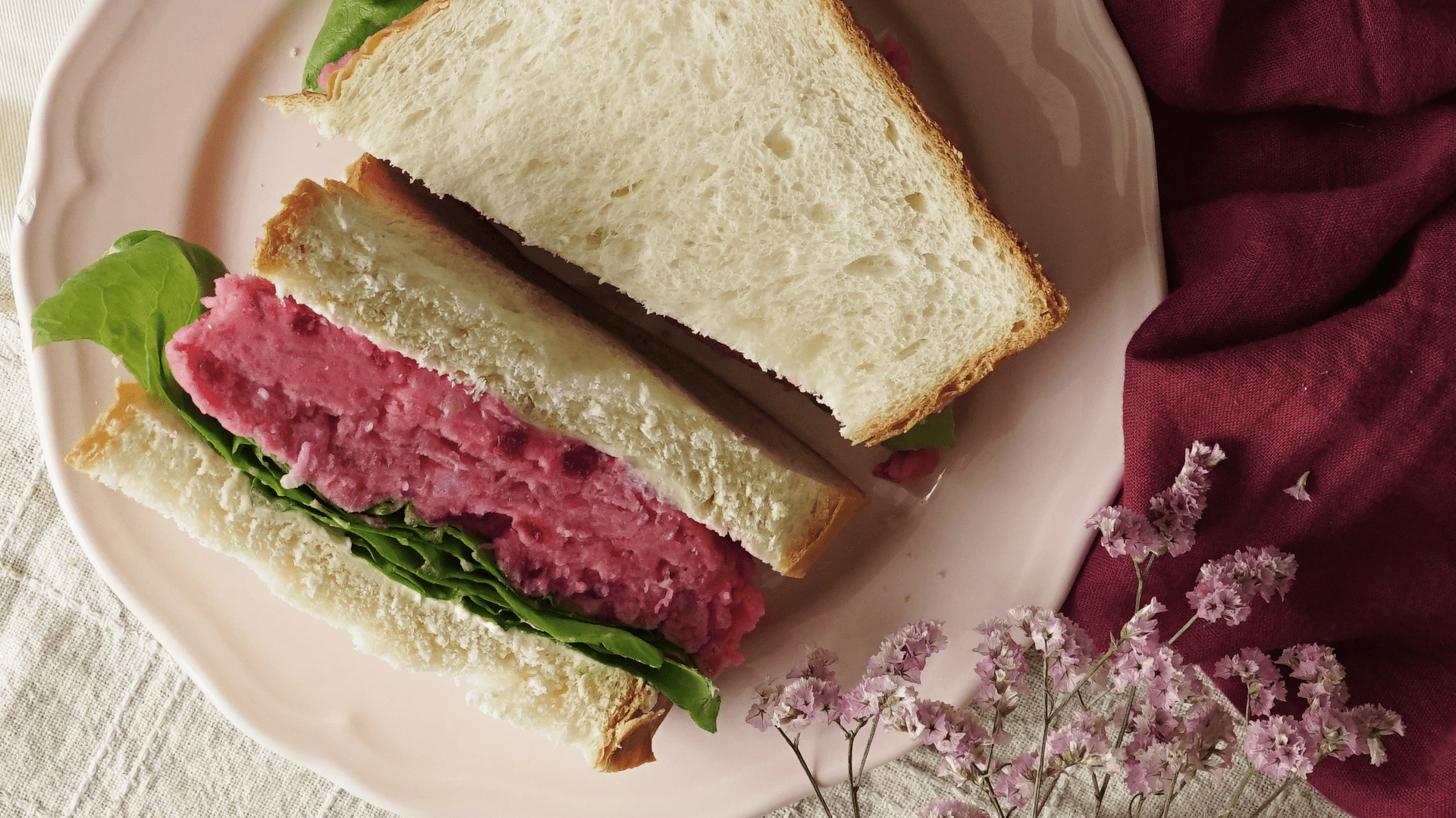 Pink Potato Sandwich | Tastemade