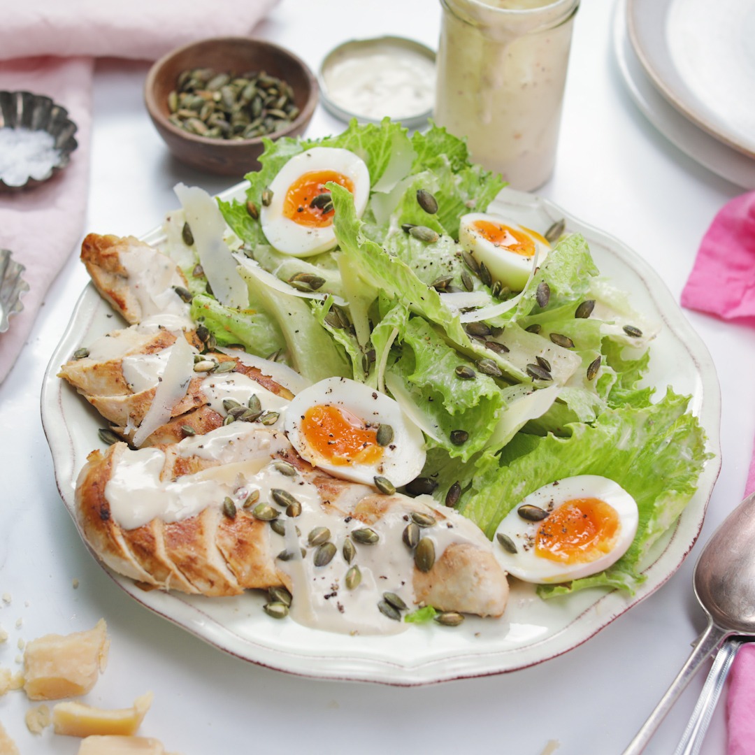Lighter Chicken Caesar | Tastemade