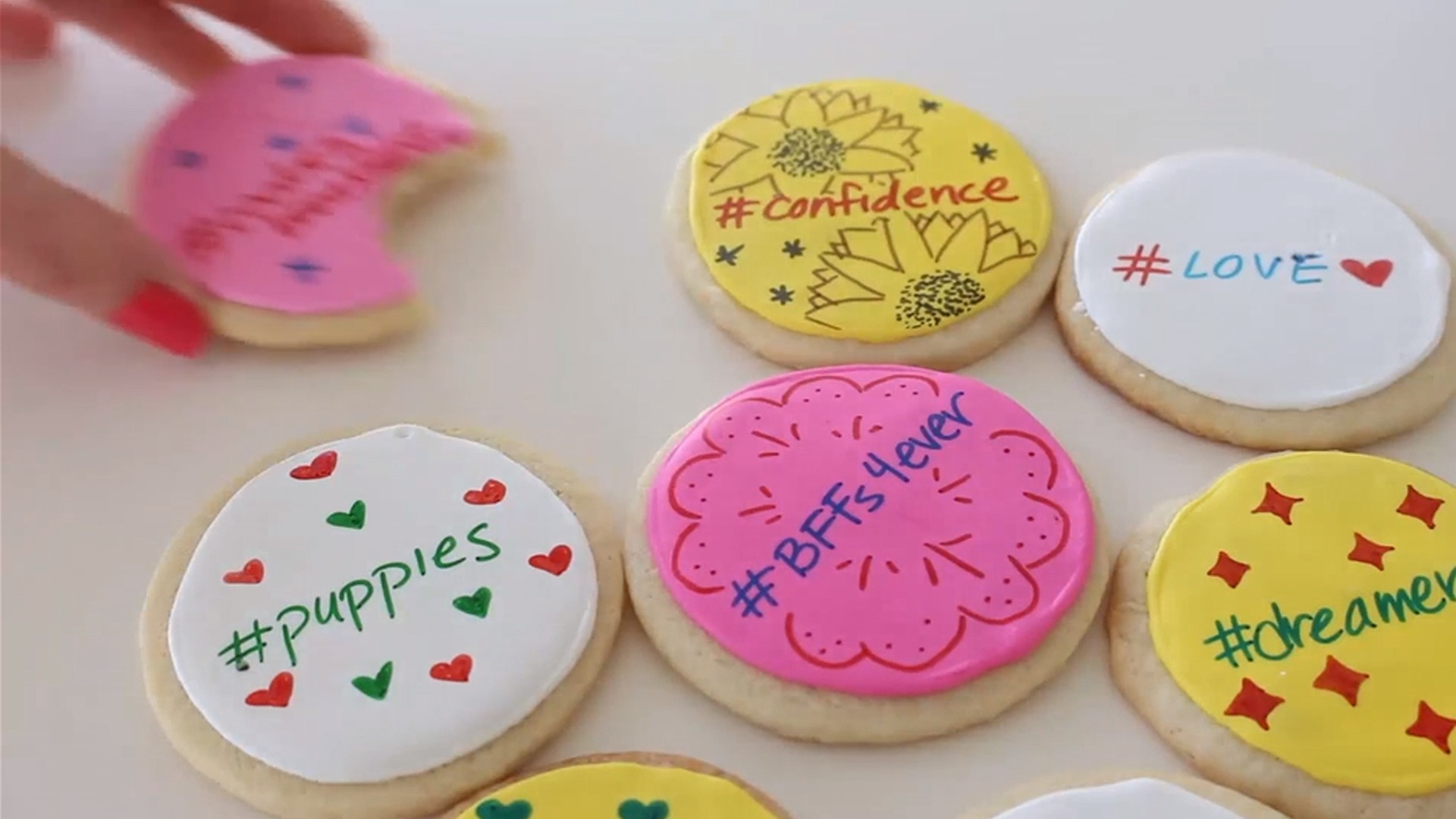 Hashtag Cookies | Tastemade