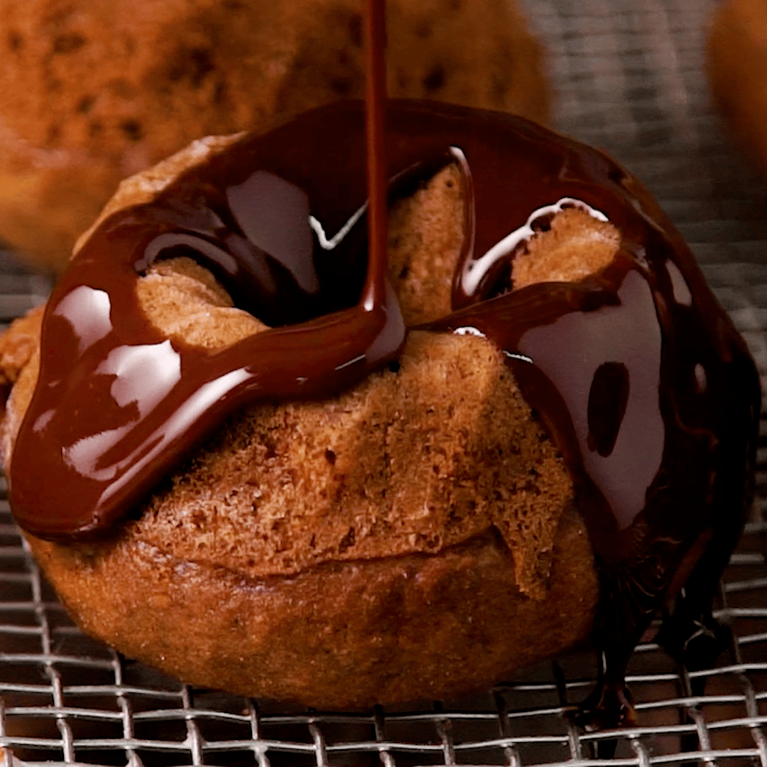 Banana and Chocolate Doughnuts | Tastemade
