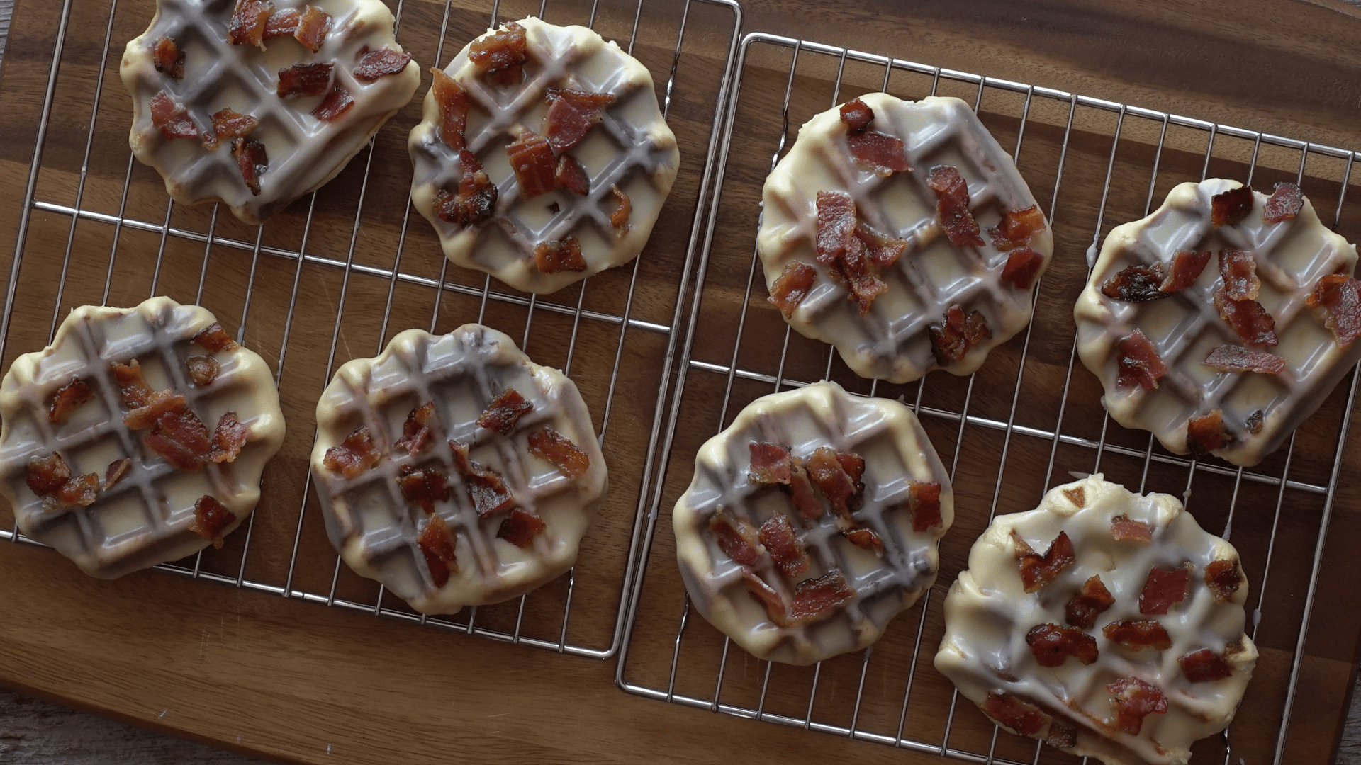 Maple Bacon Waffle Donuts | Tastemade