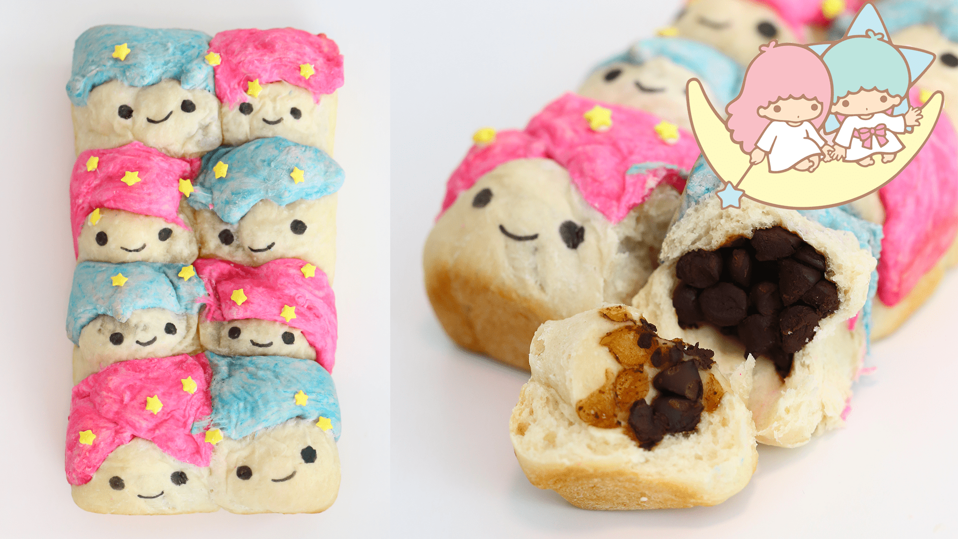 Little Twin Stars Pull-Apart Bread | Tastemade