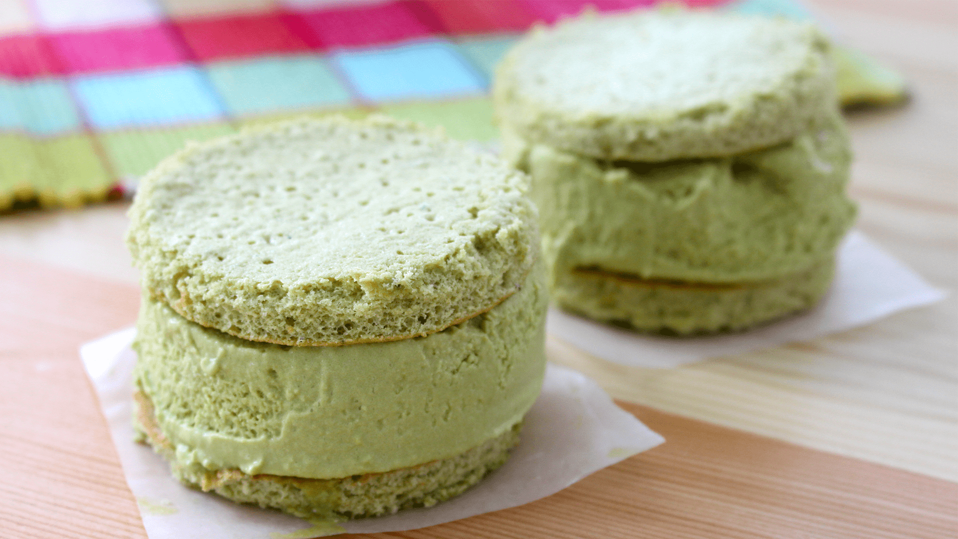 Matcha Ice Cream Sandwiches | Tastemade