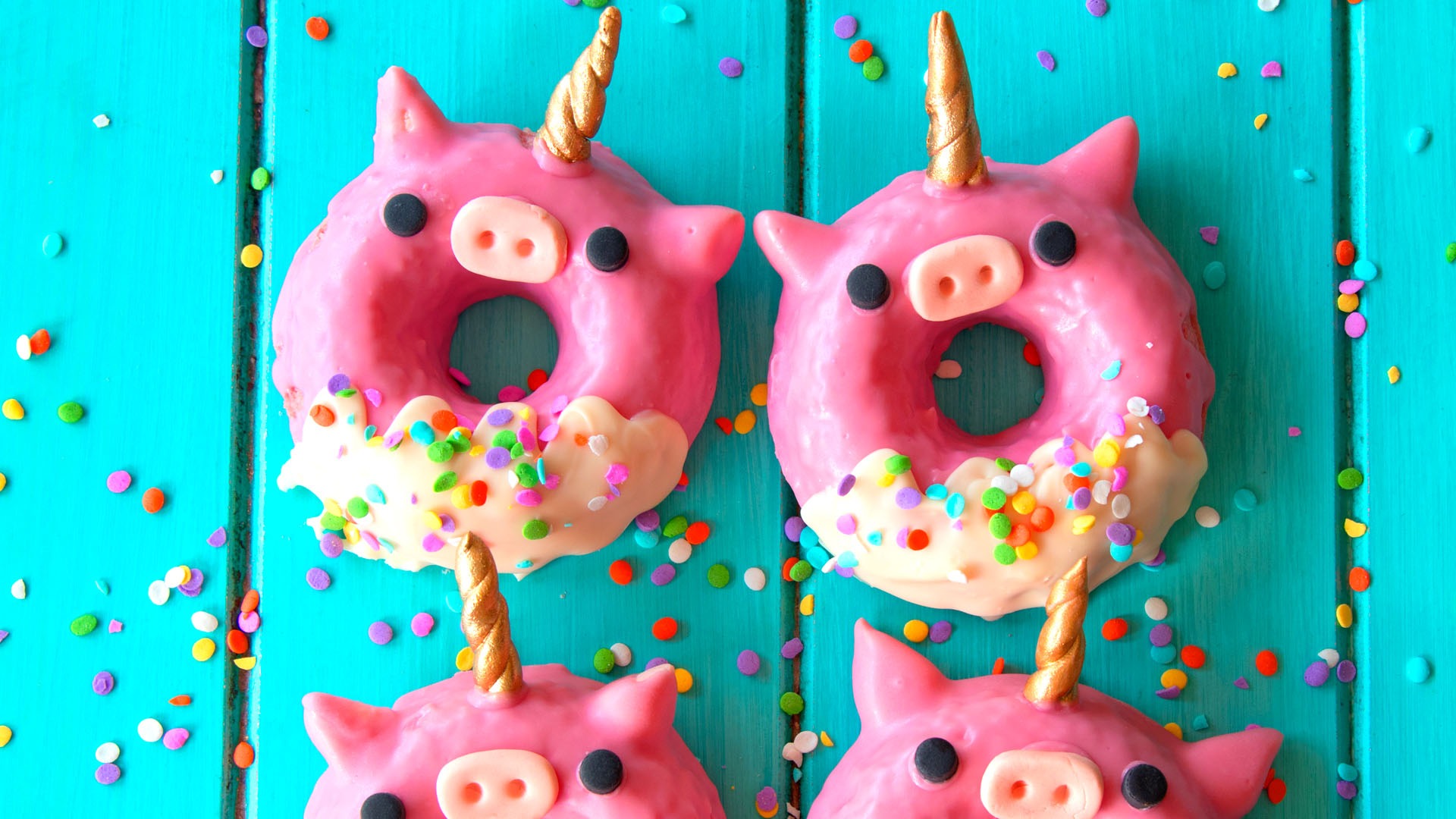 Unicorn Pig Donuts | Tastemade