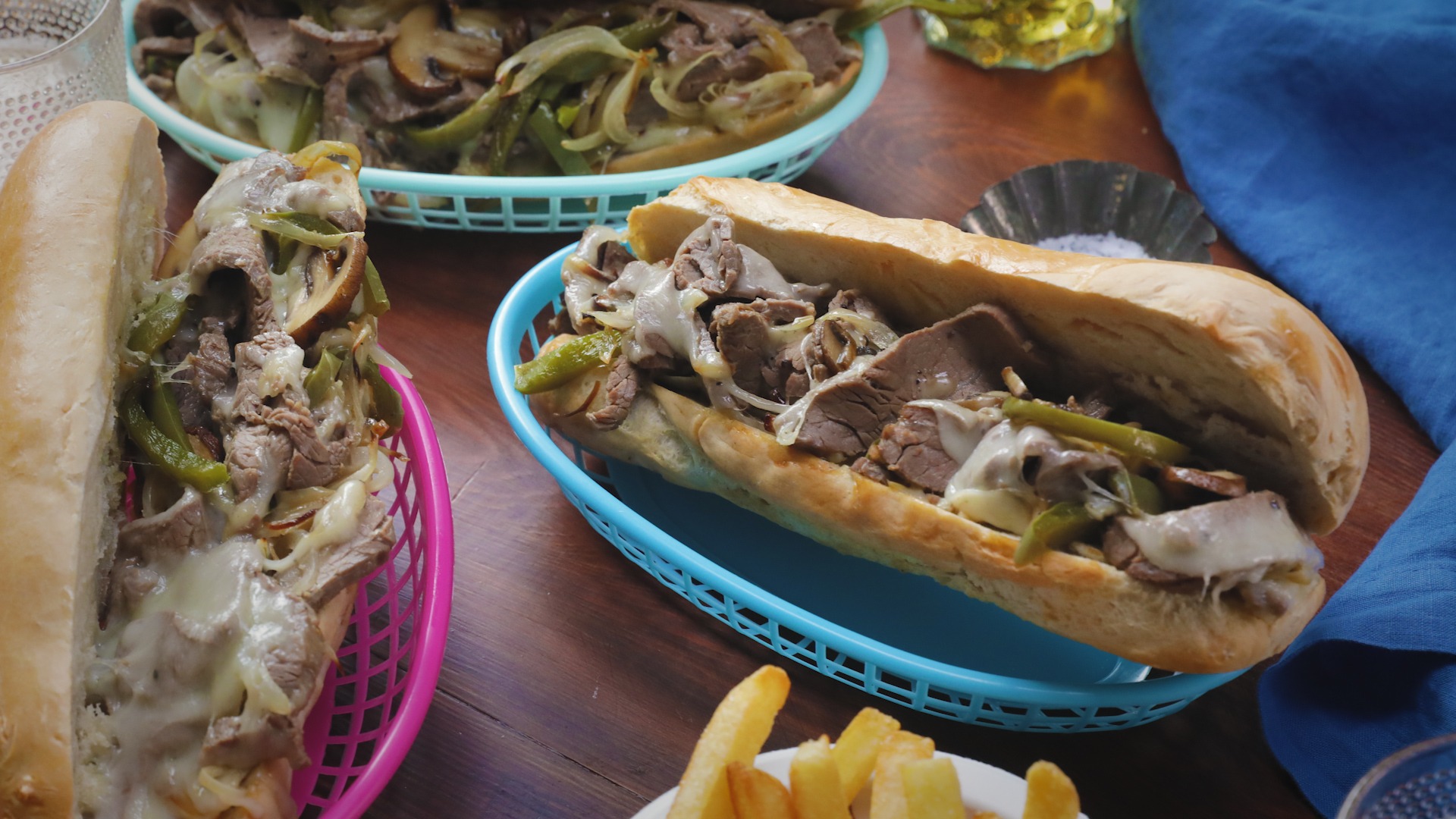 One-Pan Philly Cheesesteak Sandwich | Tastemade