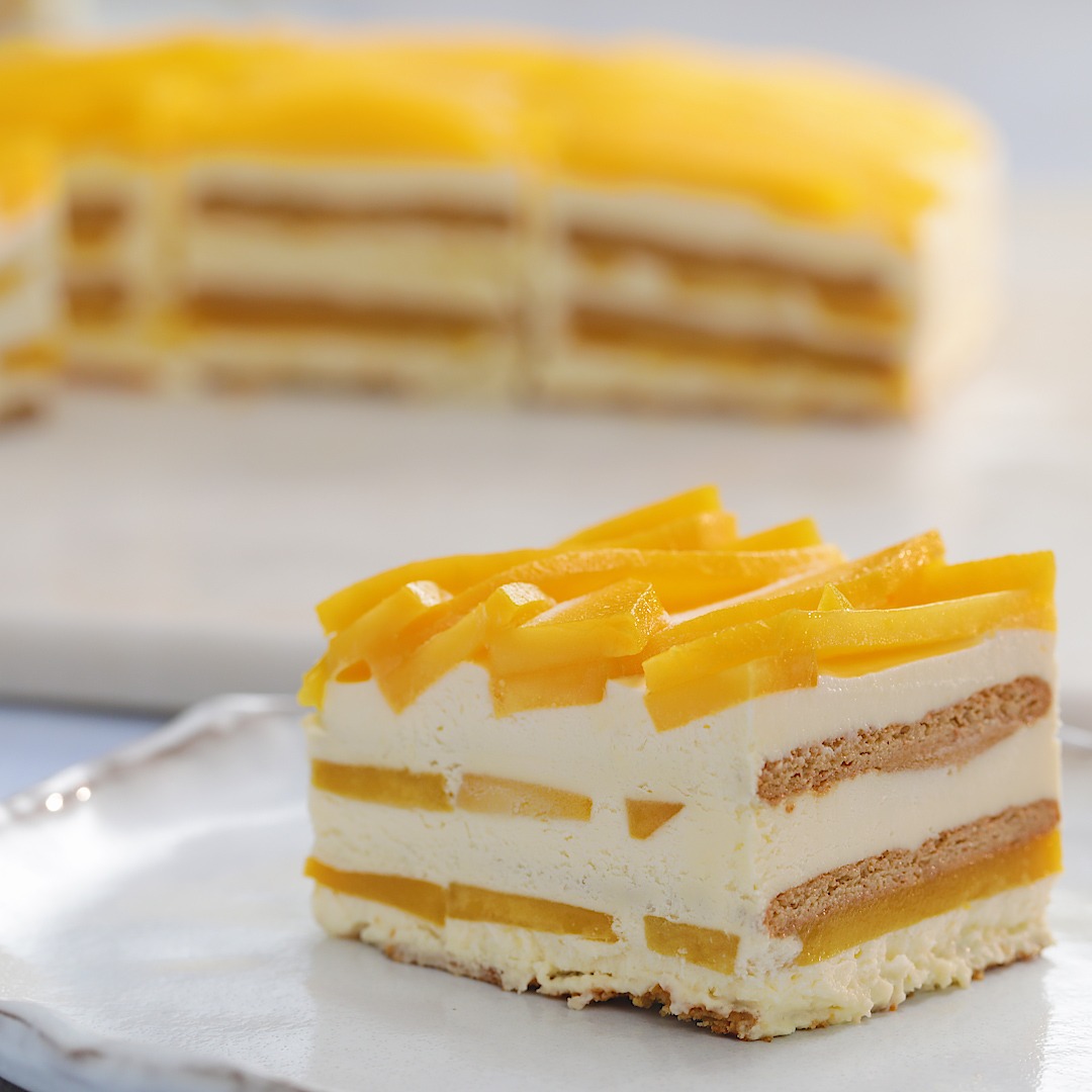 Mango Ice Box Cake | Tastemade