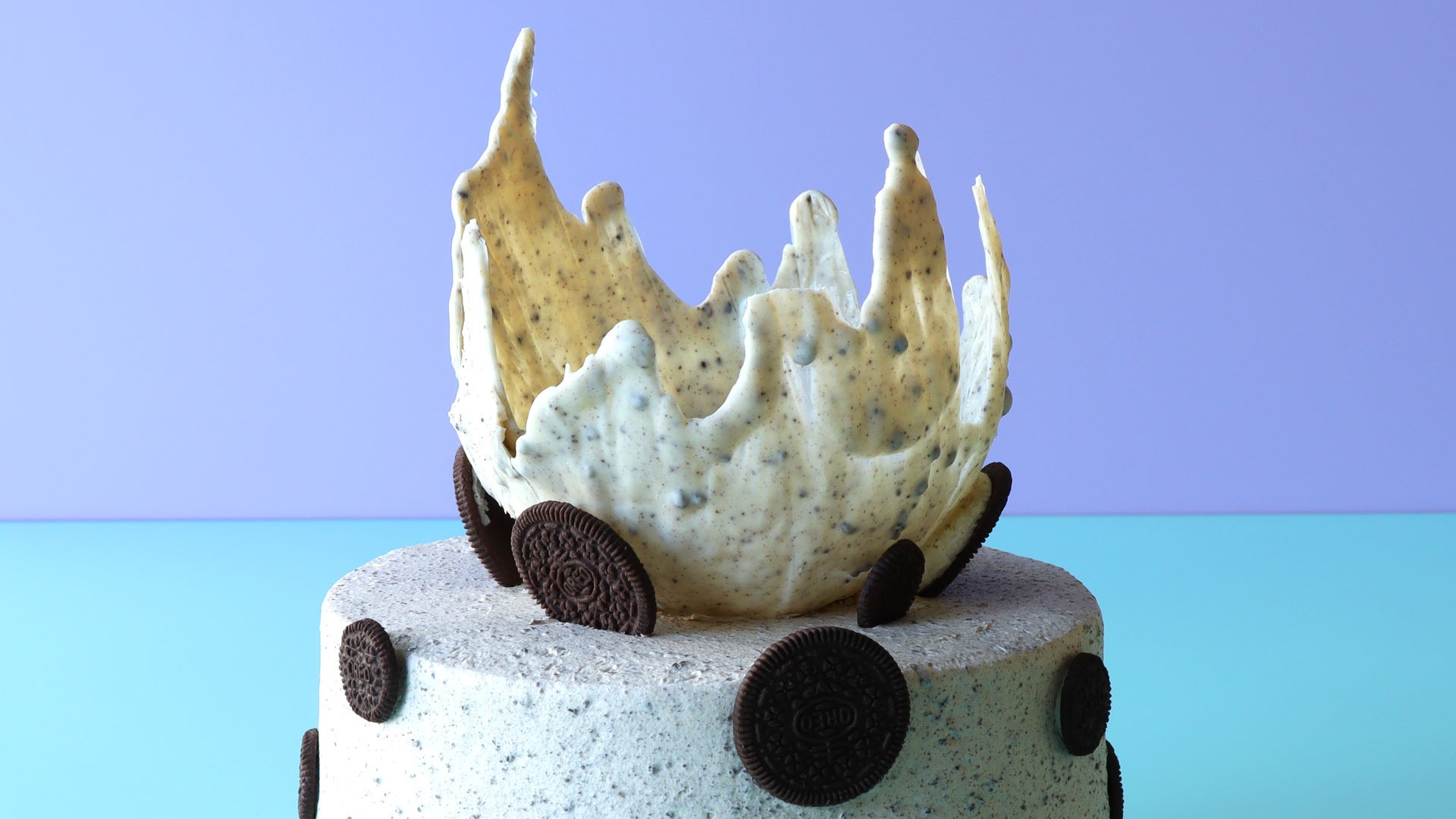 Oreo Splash Cake | Tastemade