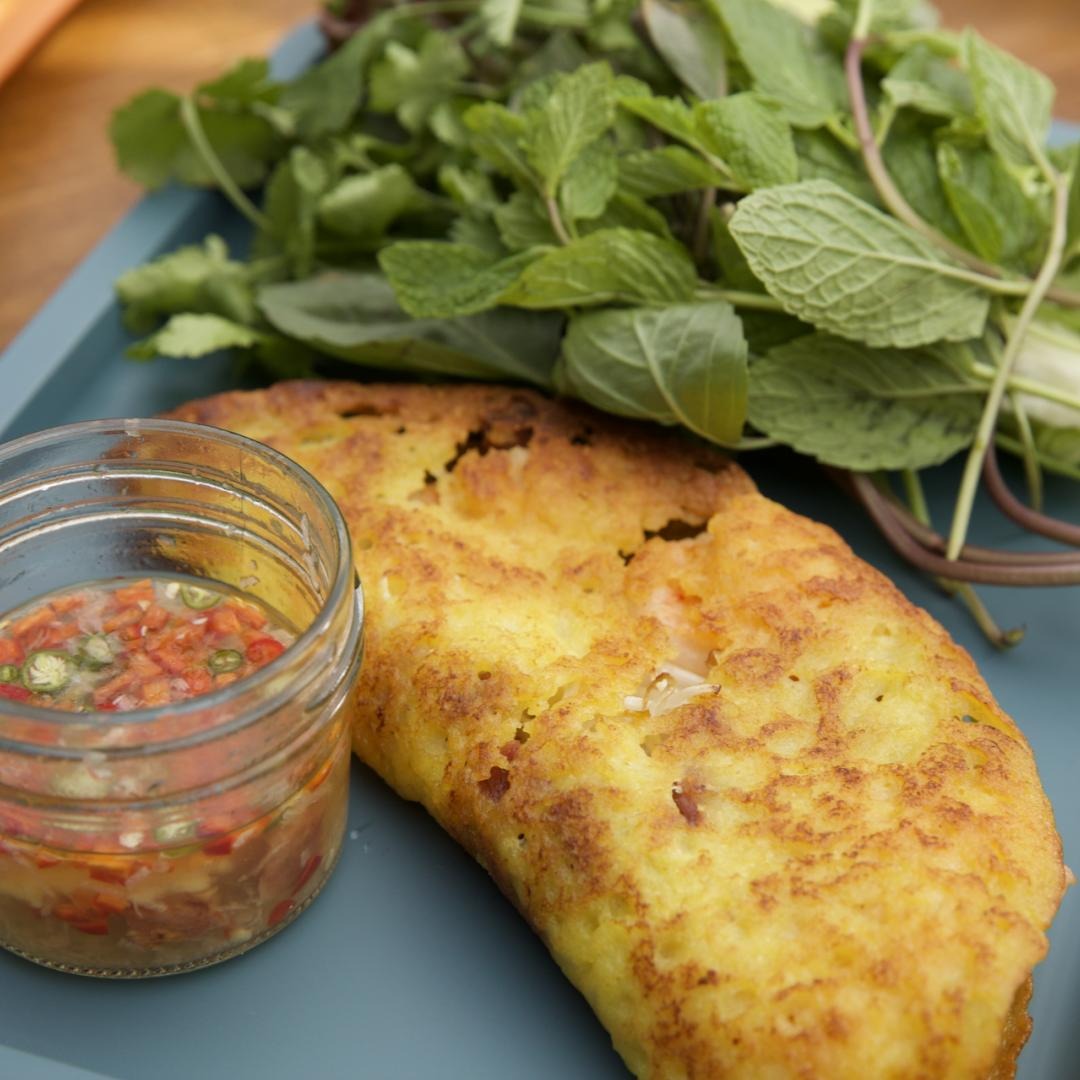 Sizzling Saigon Crepes | Tastemade