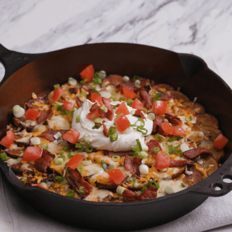 “Pub-Style” Potato Nachos | Tastemade