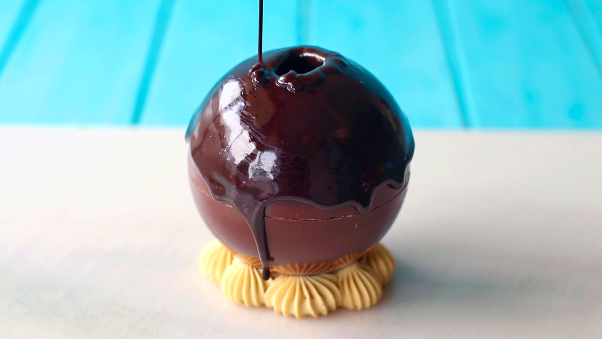 Chocolate Peanut Butter Fudge Bomb | Tastemade