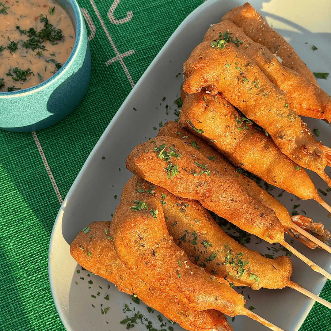 Shrimp Corn Dogs | Tastemade
