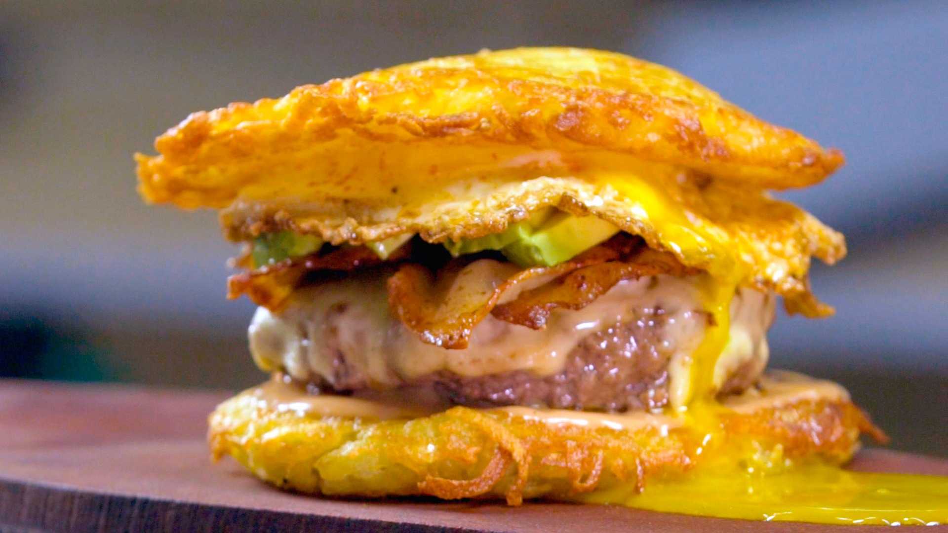 Hamburgers in Potato Rösti | Tastemade