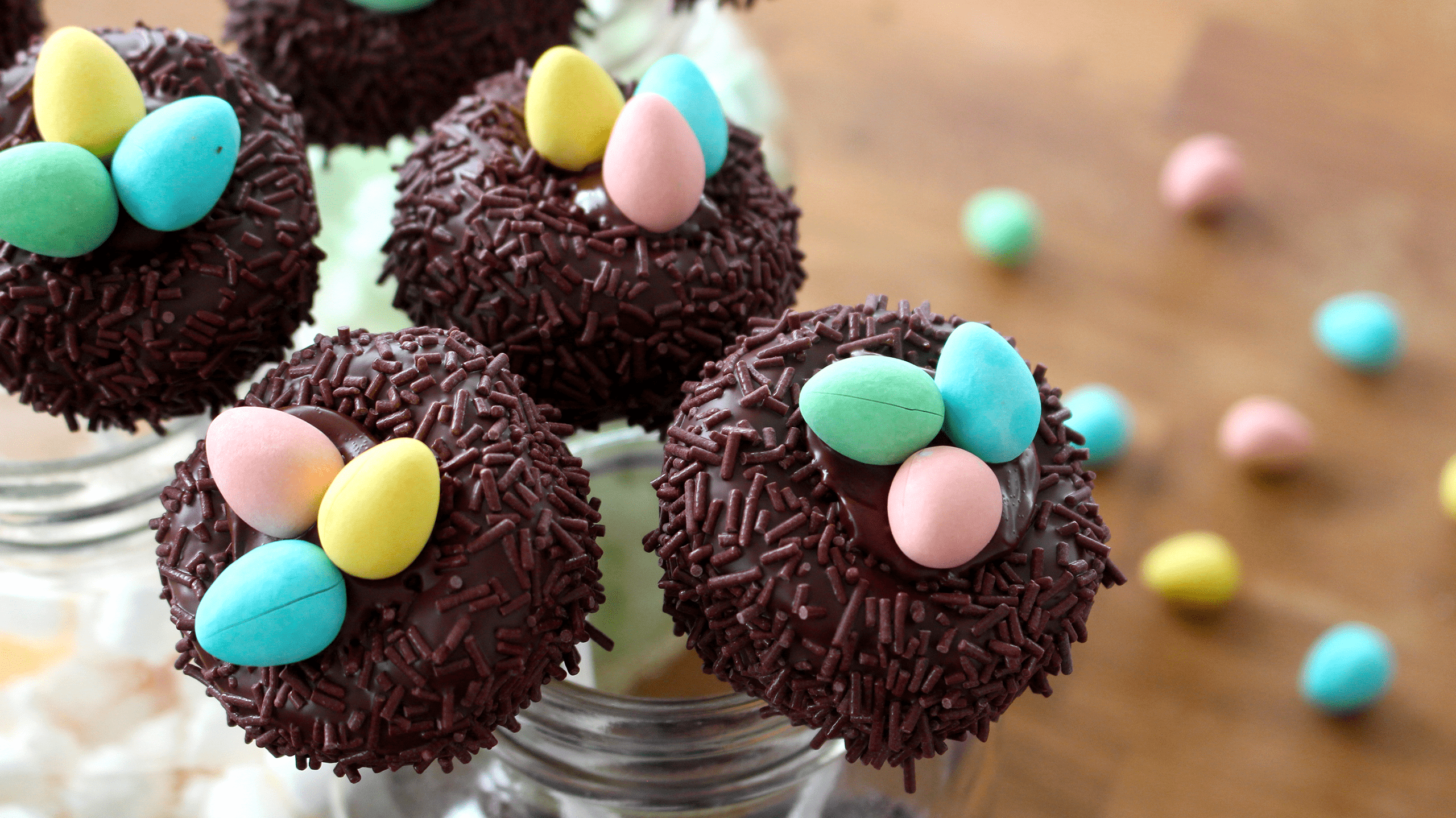 Bird’s Nest Cake Pops | Tastemade