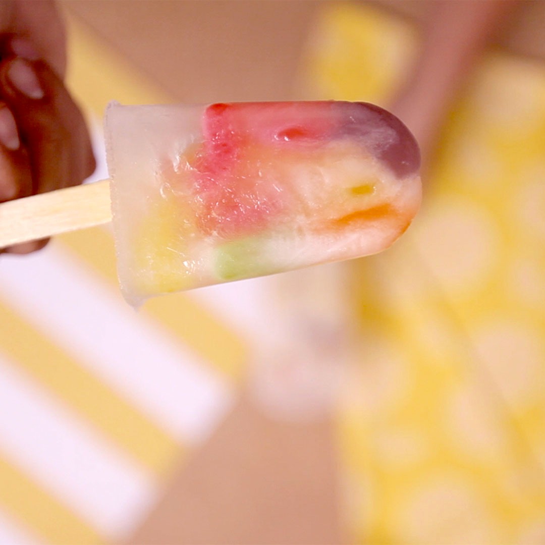 Gummy Worm Popsicle | Tastemade