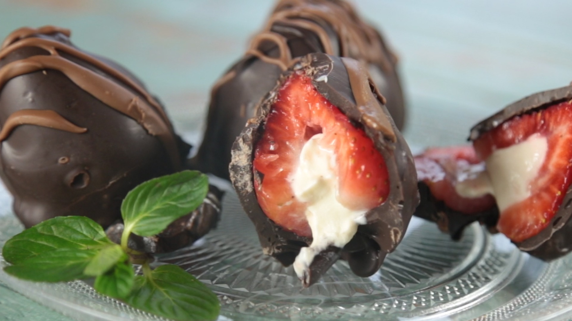 Filled Strawberries Covered With Chocolate | Tastemade
