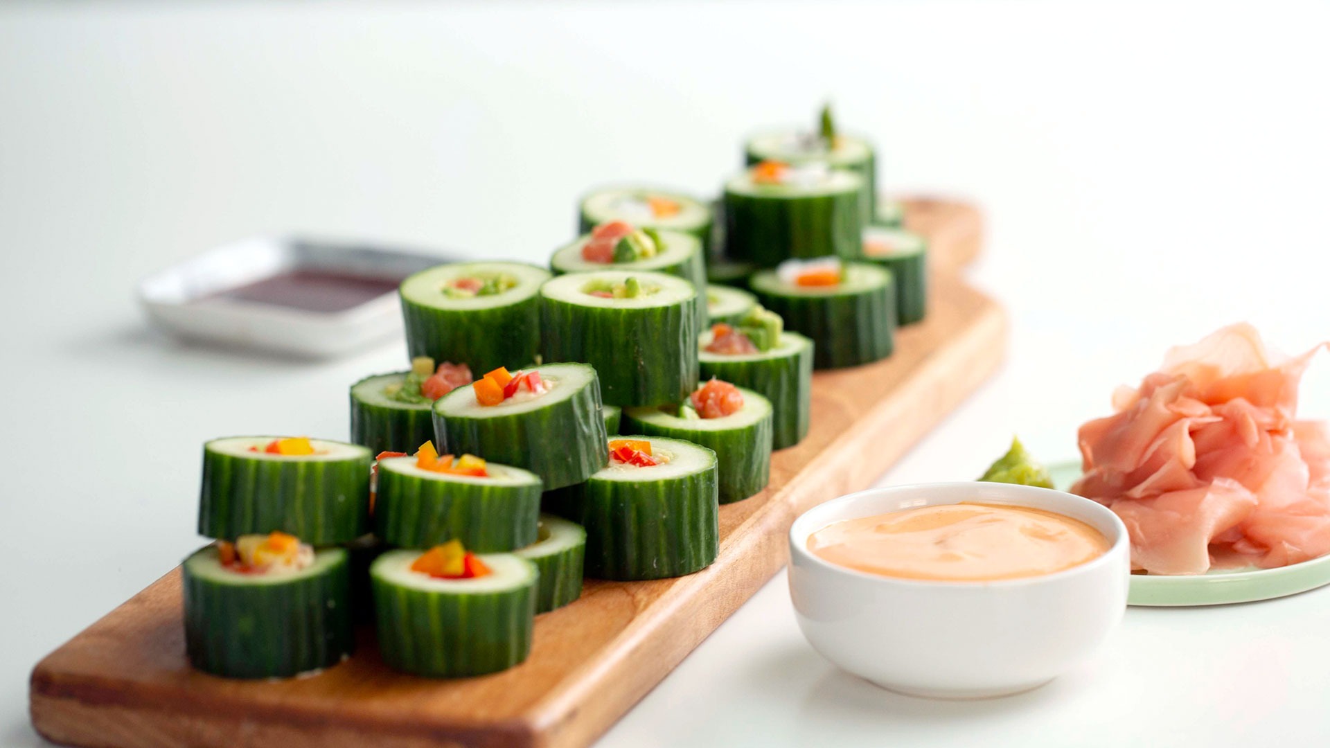 Cucumber Sushi 3-Ways | Tastemade