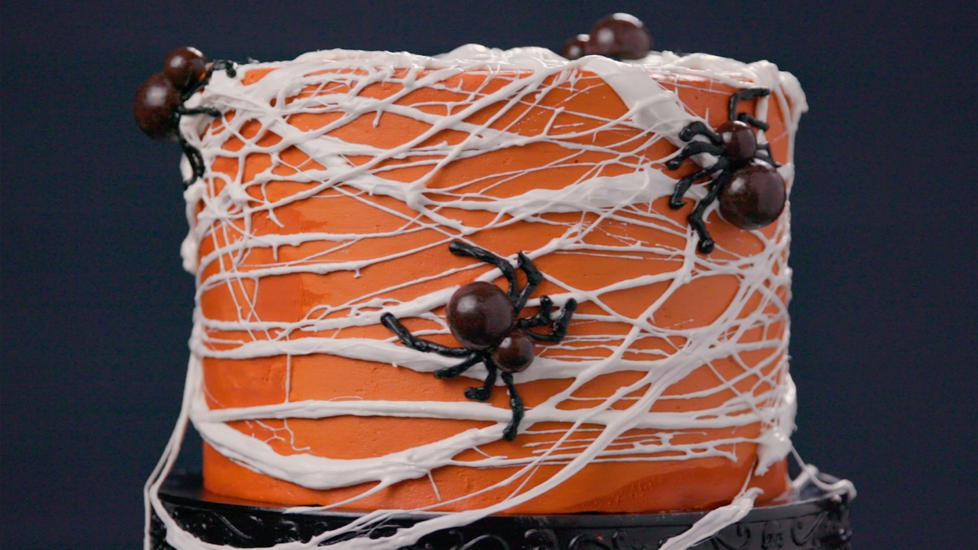Red Velvet Spiderweb Cake | Tastemade