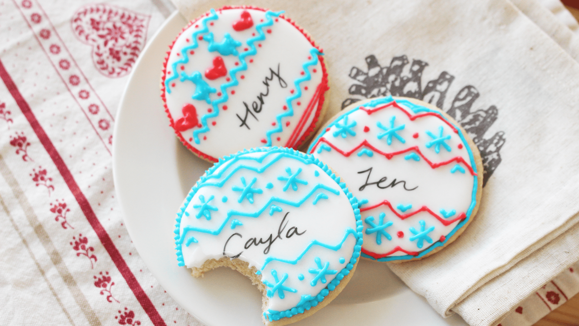 Place Card Cookies | Tastemade