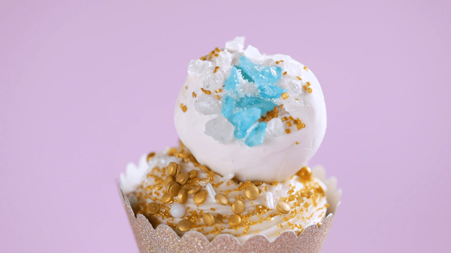 Sparkling Geode Cake Pops | Tastemade