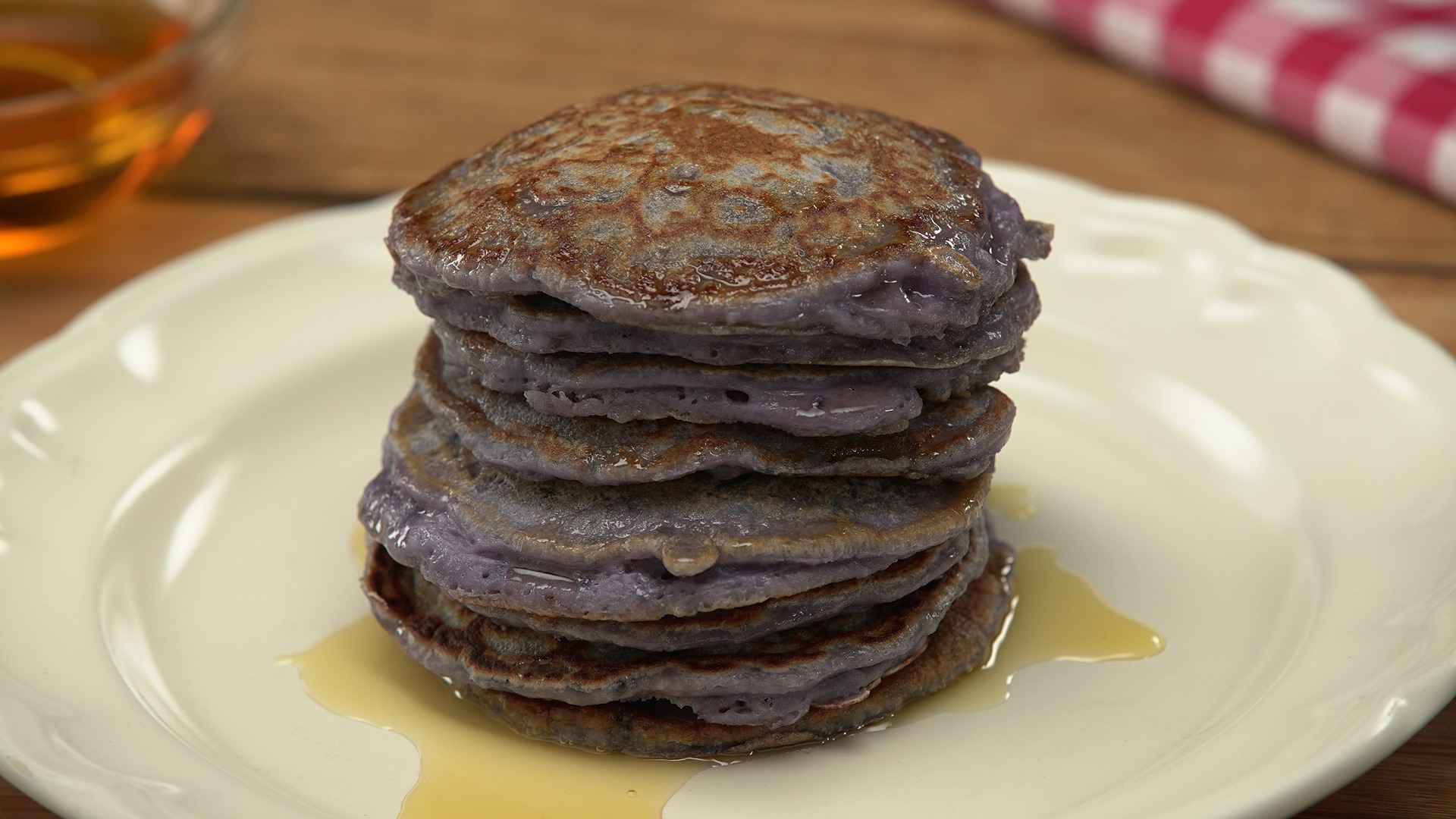 Purple Ube Pancakes | Tastemade