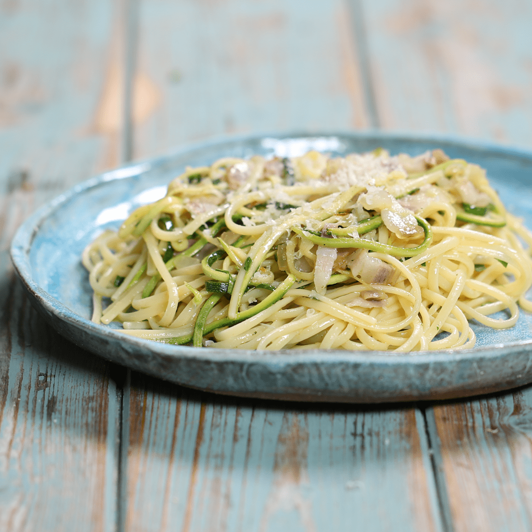 Zucchini & Pancetta Pasta | Tastemade