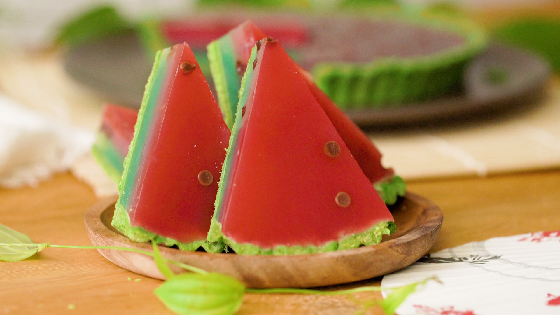 Watermelon Ice Cream Tart | Tastemade