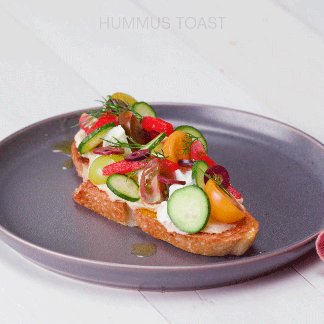 Hummus Toast | Tastemade