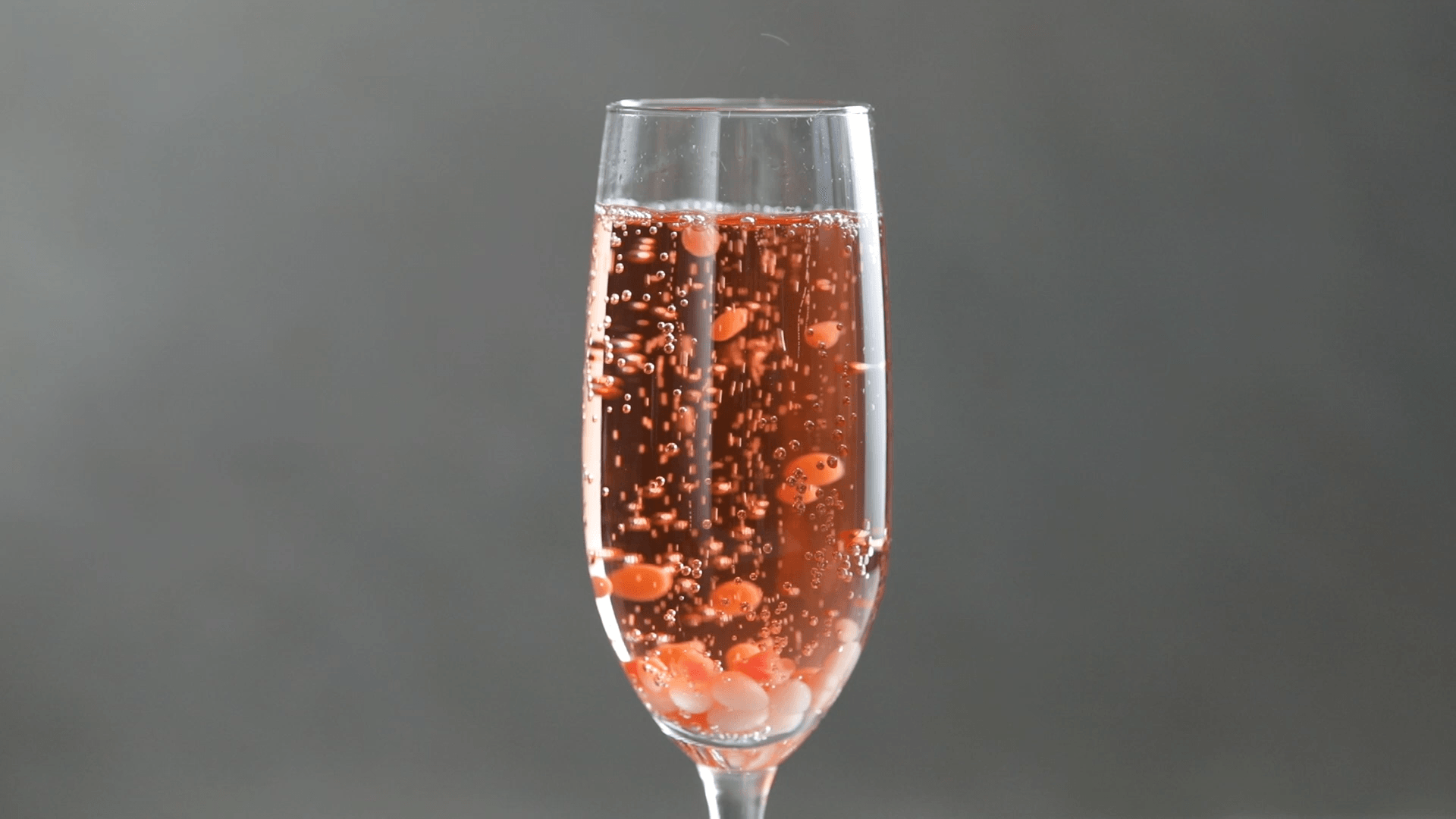 Rosé Cocktail With Raspberry and Lychee Caviar | Tastemade