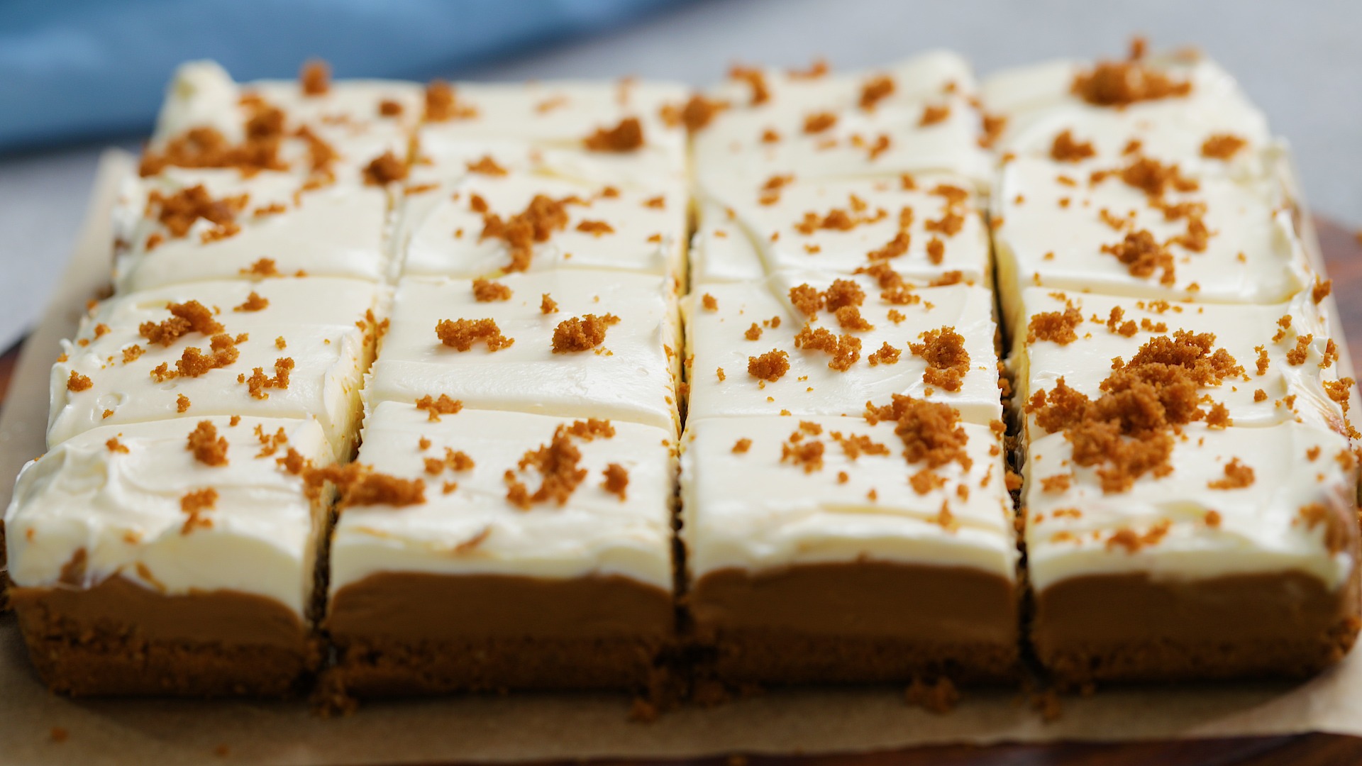 Biscoff Milk and Cookie Bars | Tastemade