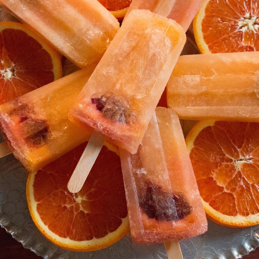 Sparkling Orange Popsicles | Tastemade