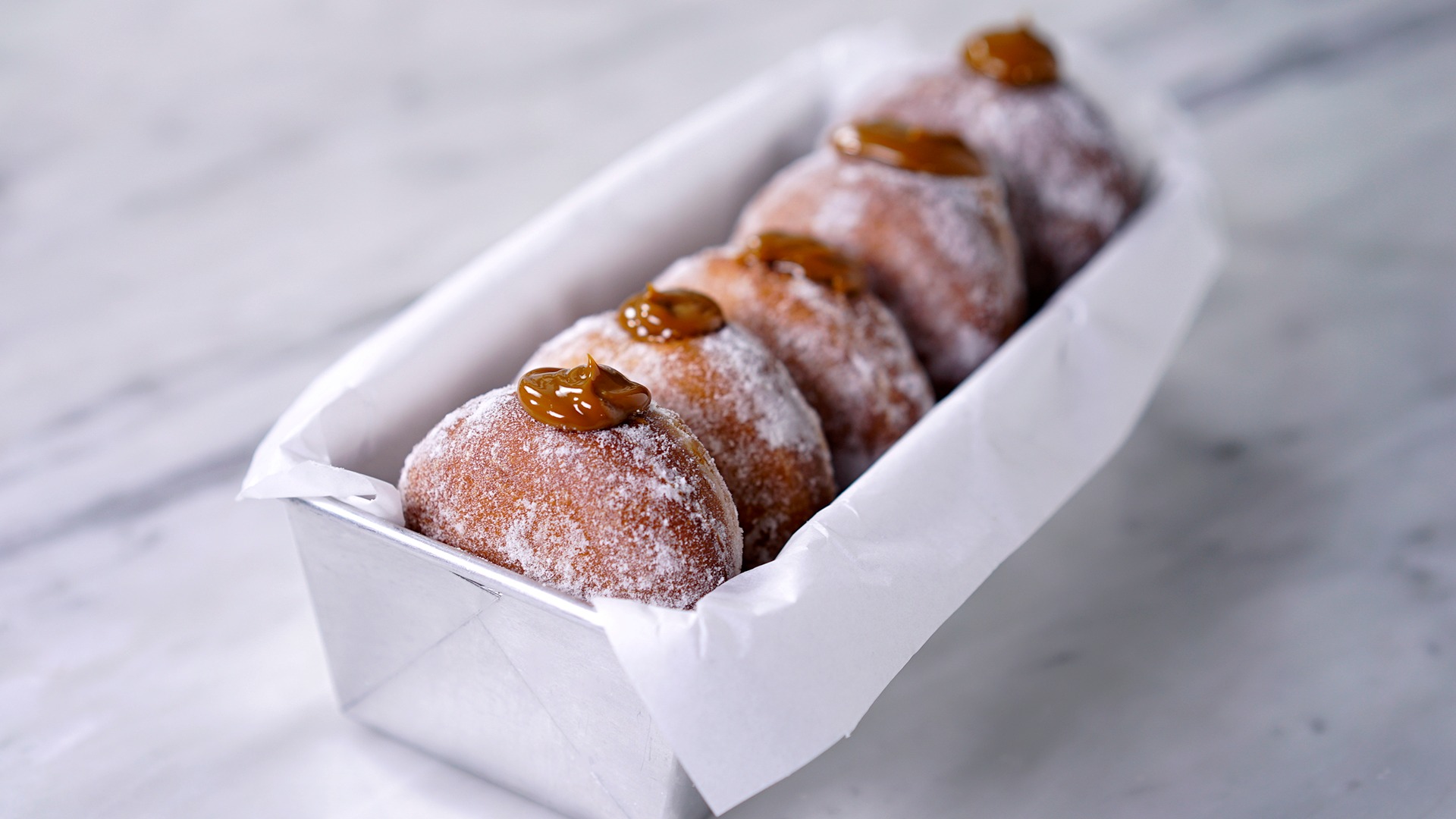 "Bakery Dream" (fried pastry balls with sweet filling) | Tastemade